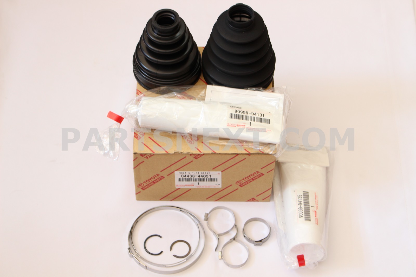 Toyota :: 04438-44051 BOOT KIT, FRONT DRIVE SHAFT, IN & OUTBOARD, RH/LH