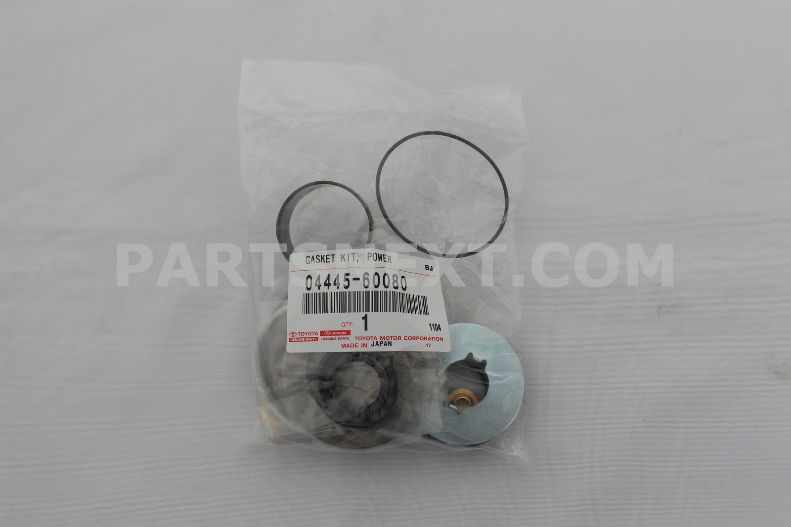 Toyota :: 04445-60080 GASKET KIT, POWER STEERING GEAR(FOR RACK & PINION)