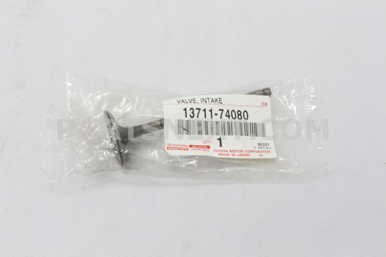 Toyota :: 13711-74080 VALVE, INTAKE