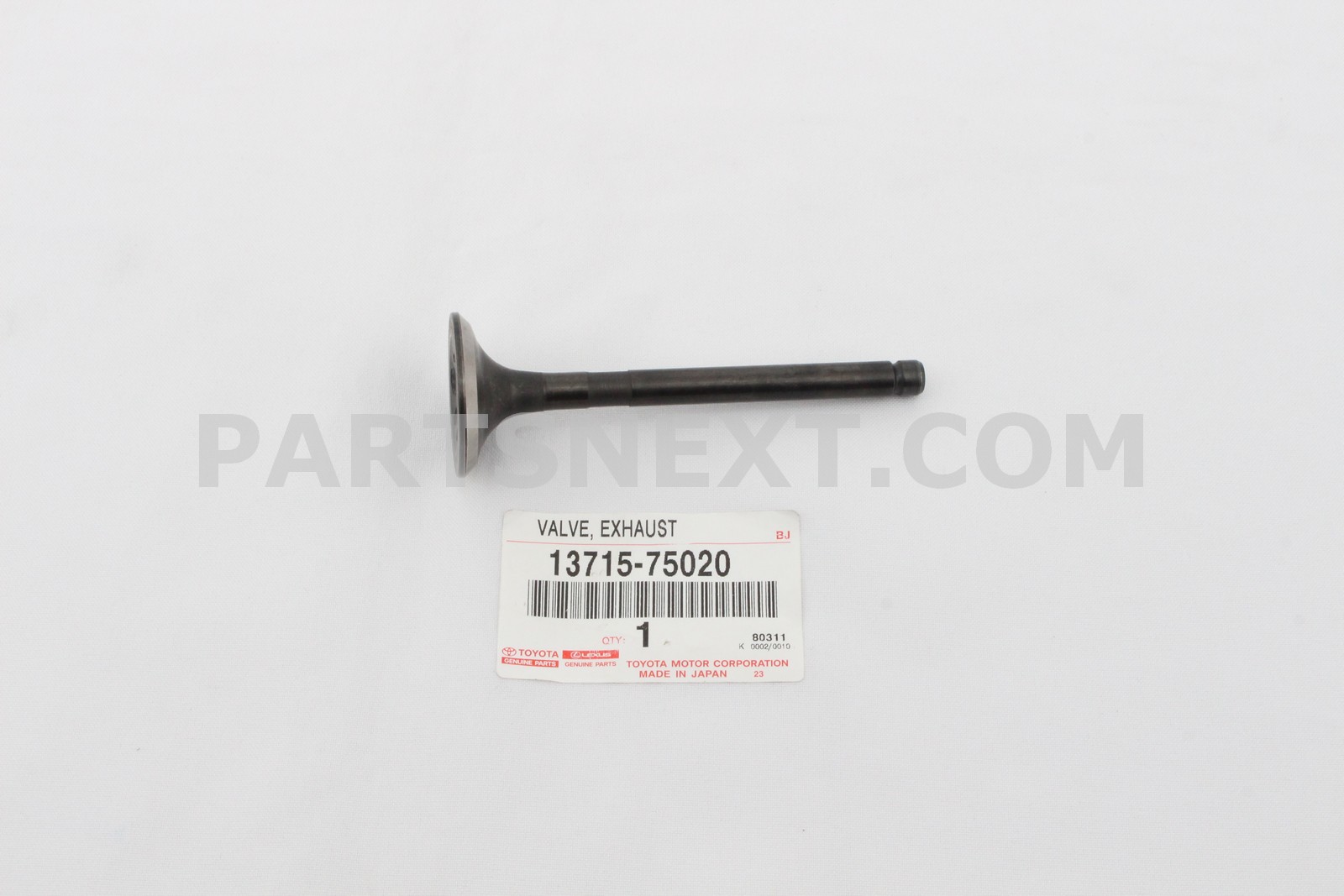 Toyota :: 13715-75020 VALVE, EXHAUST