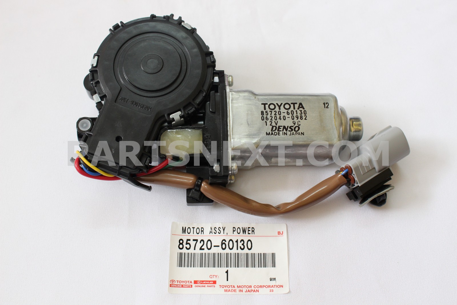 Toyota :: 85720-60130 MOTOR ASSY, POWER WINDOW REGULATOR, FRONT LH