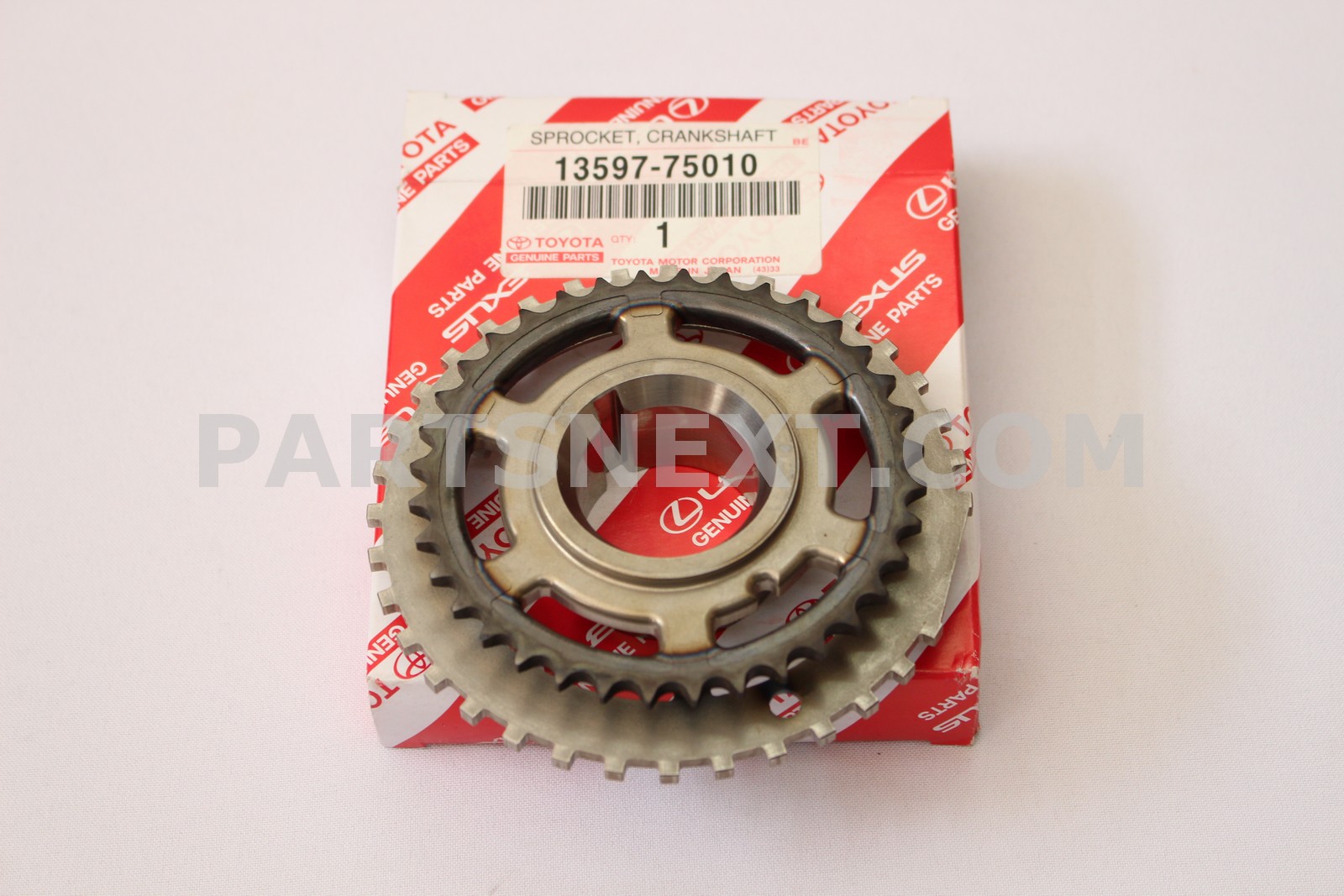 Toyota :: 13597-75010 SPROCKET, CRANKSHAFT TIMING, NO.2