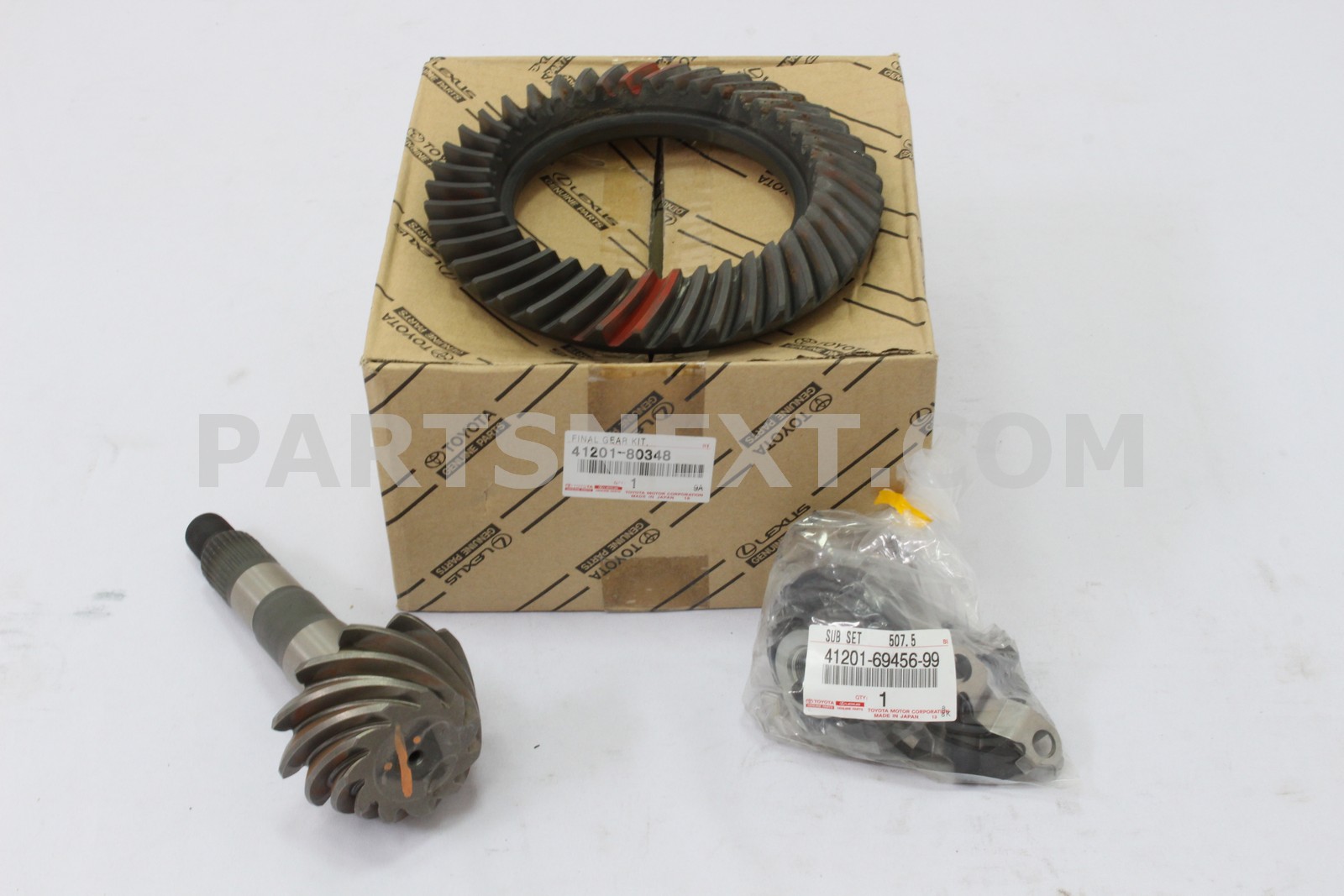 Toyota :: 41201-80348 FINAL GEAR KIT, DIFFERENTIAL, REAR