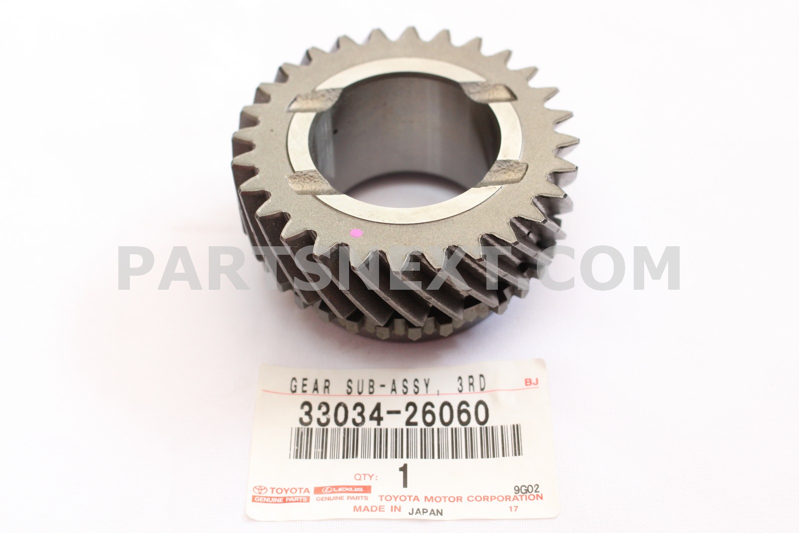 Toyota :: 33034-26060 GEAR, 3RD