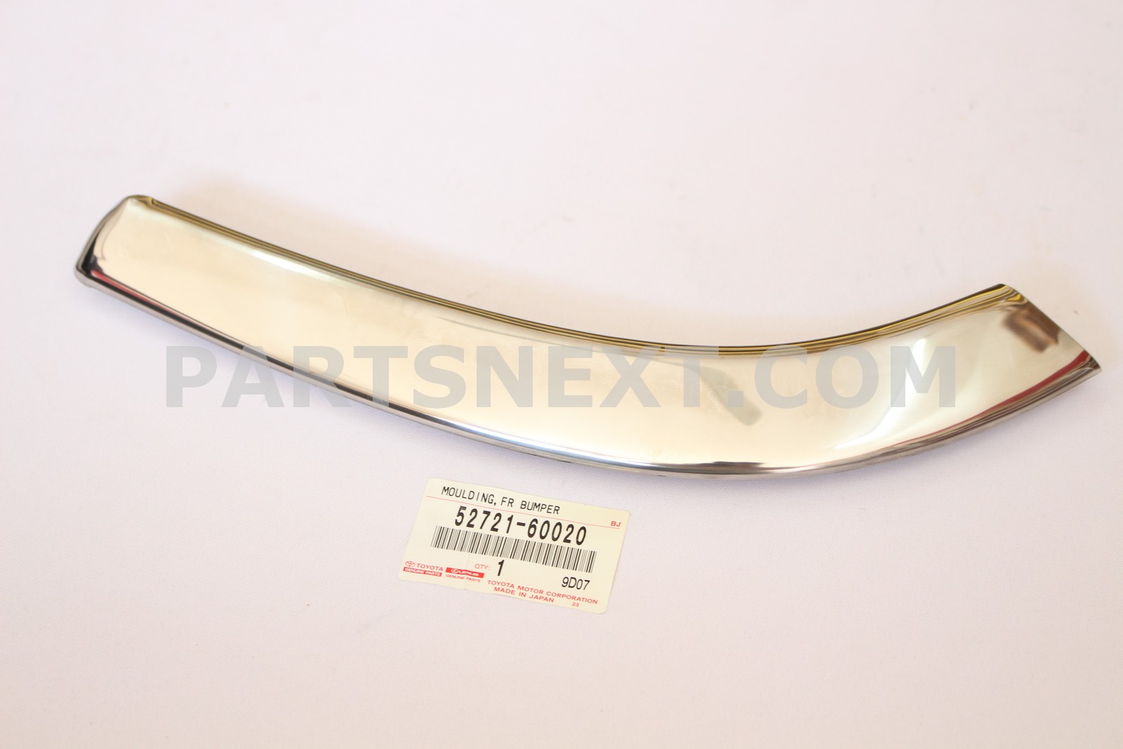 Toyota :: 52721-60020 MOULDING, FRONT BUMPER EXTENSION, RH