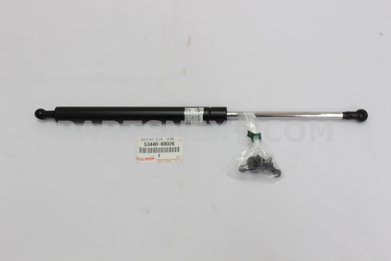 Toyota :: 53440-69026 SUPPORT ASSY, HOOD, RH