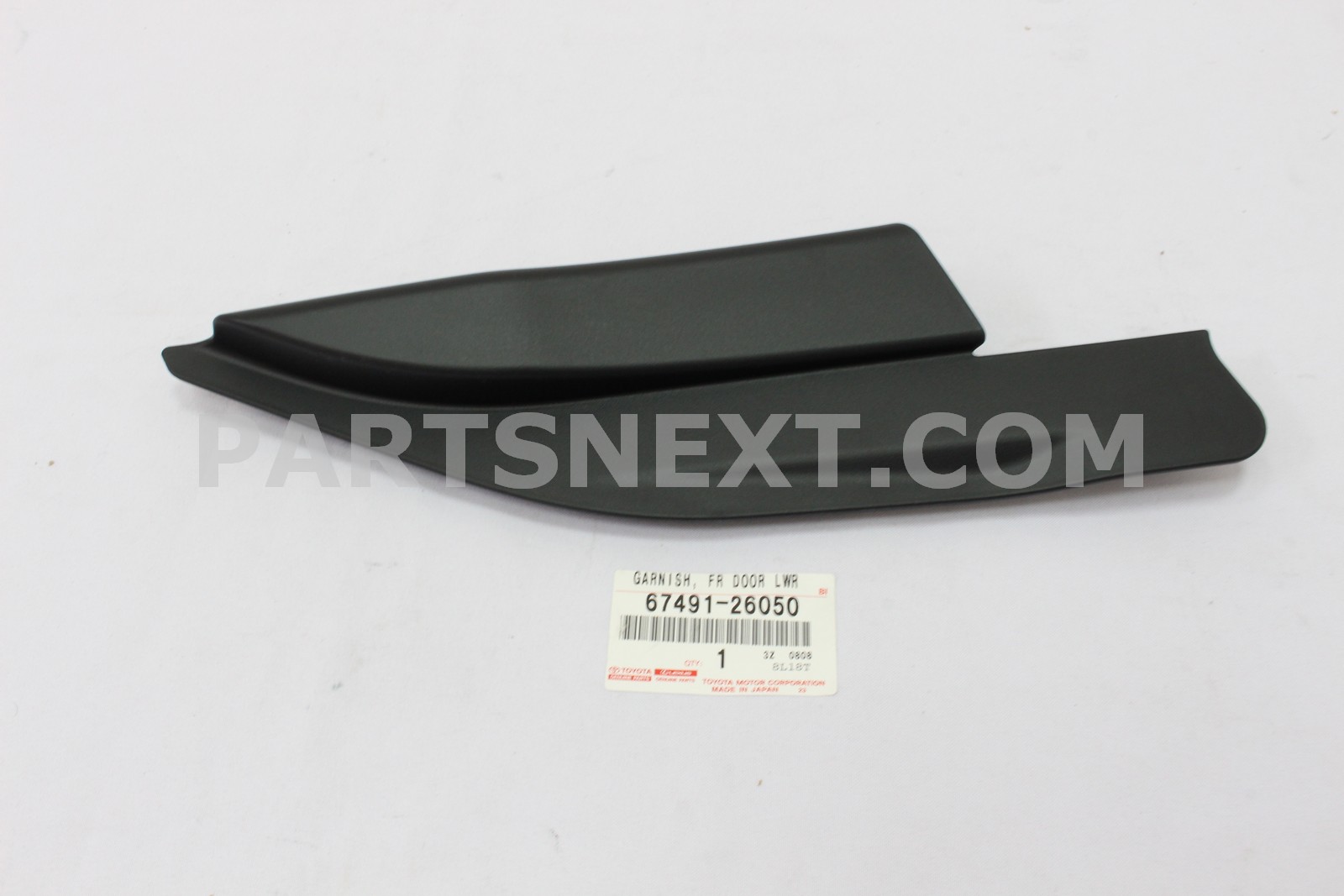Toyota :: 67491-26050 GARNISH, FRONT DOOR LOWER FRAME BRACKET, RH