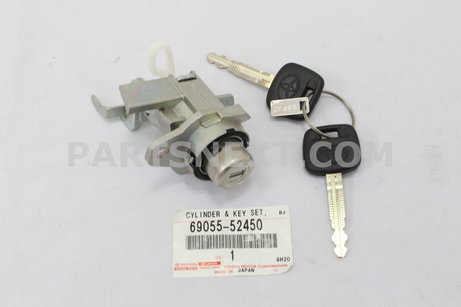 Toyota :: 69055-52450 CYLINDER & KEY SET, BACK DOOR LOCK