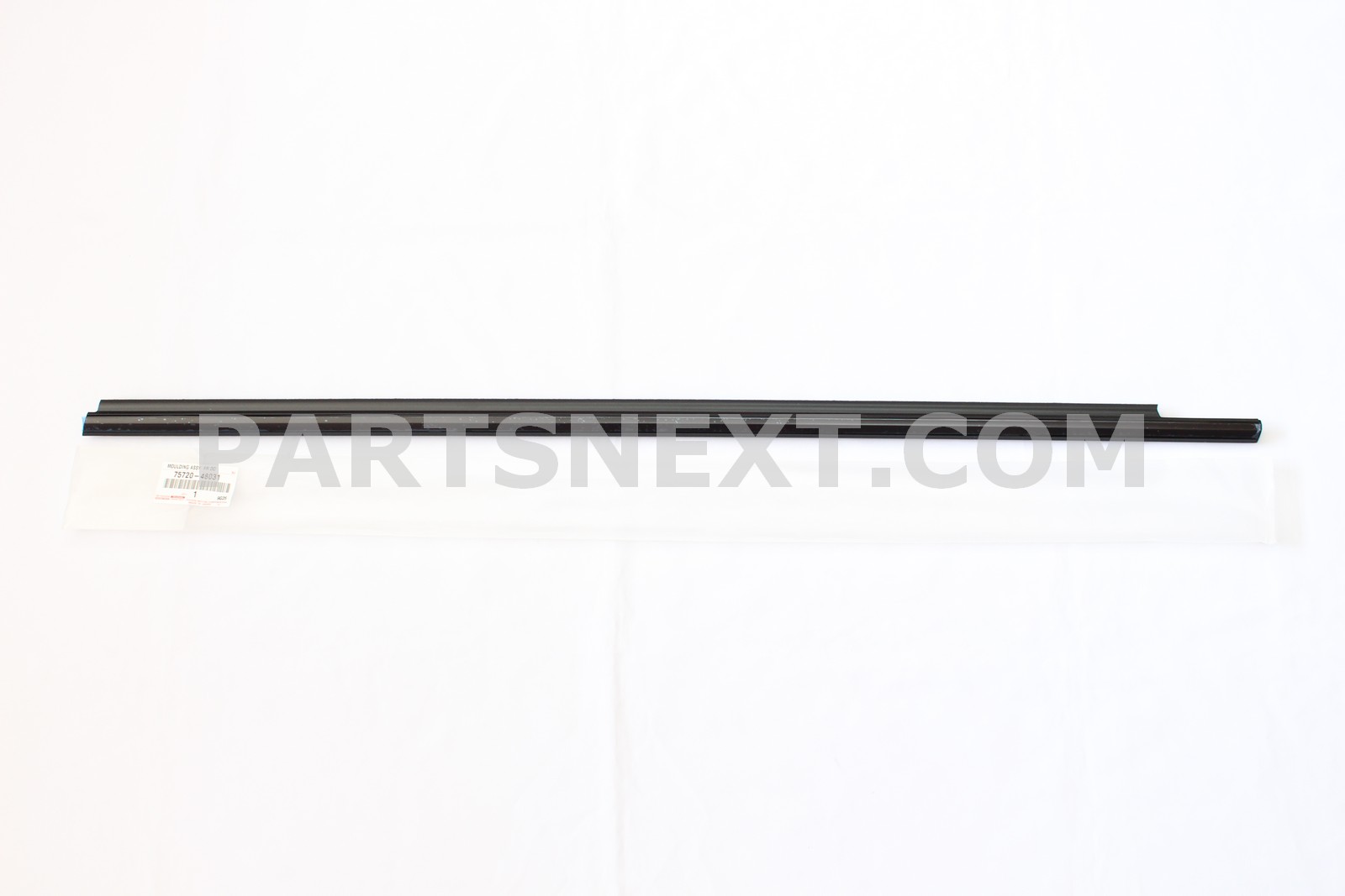 Toyota :: 75720-48031 MOULDING ASSY, FRONT DOOR BELT, LH