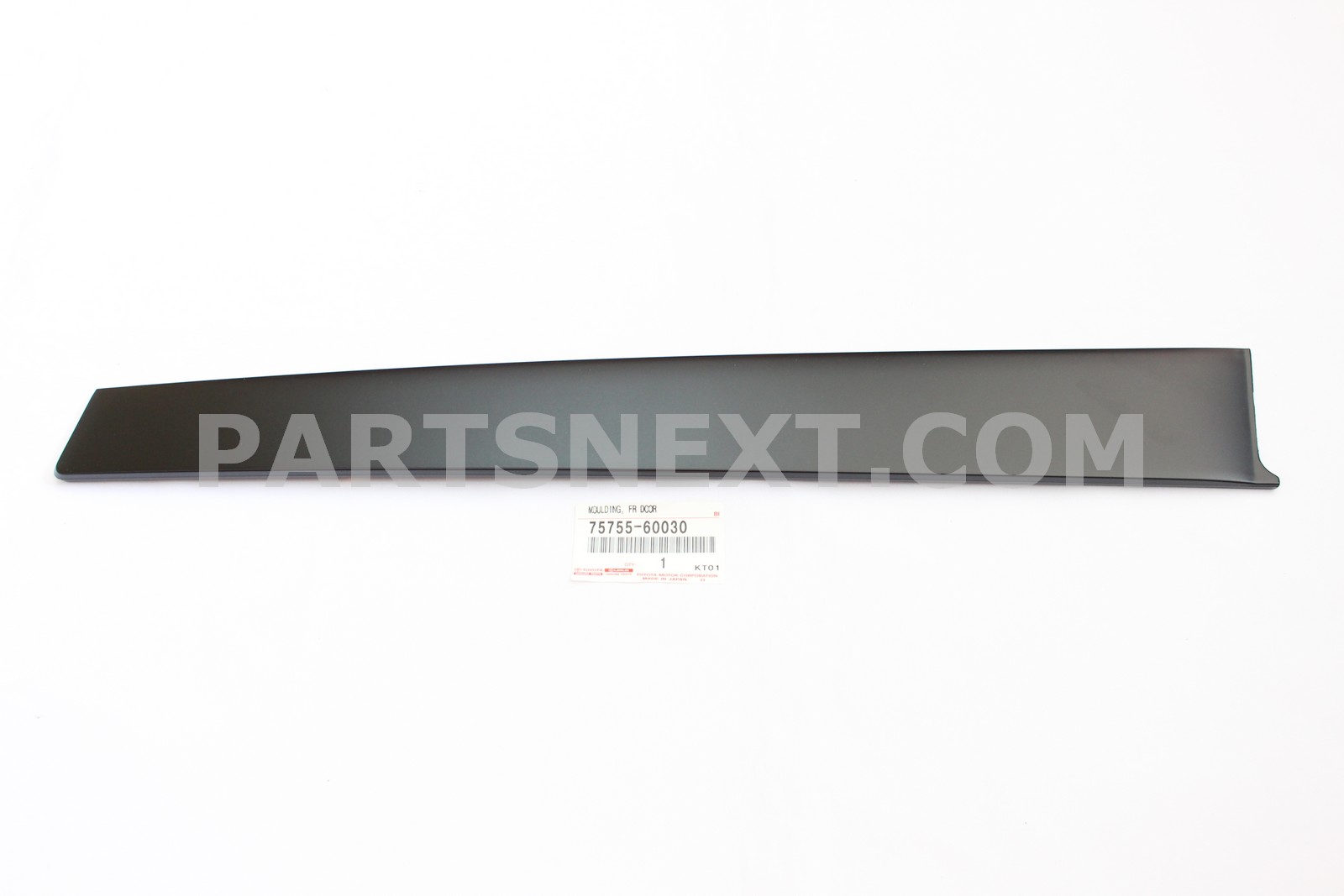 Toyota :: 75755-60030 MOULDING, FRONT DOOR WINDOW FRAME, REAR RH