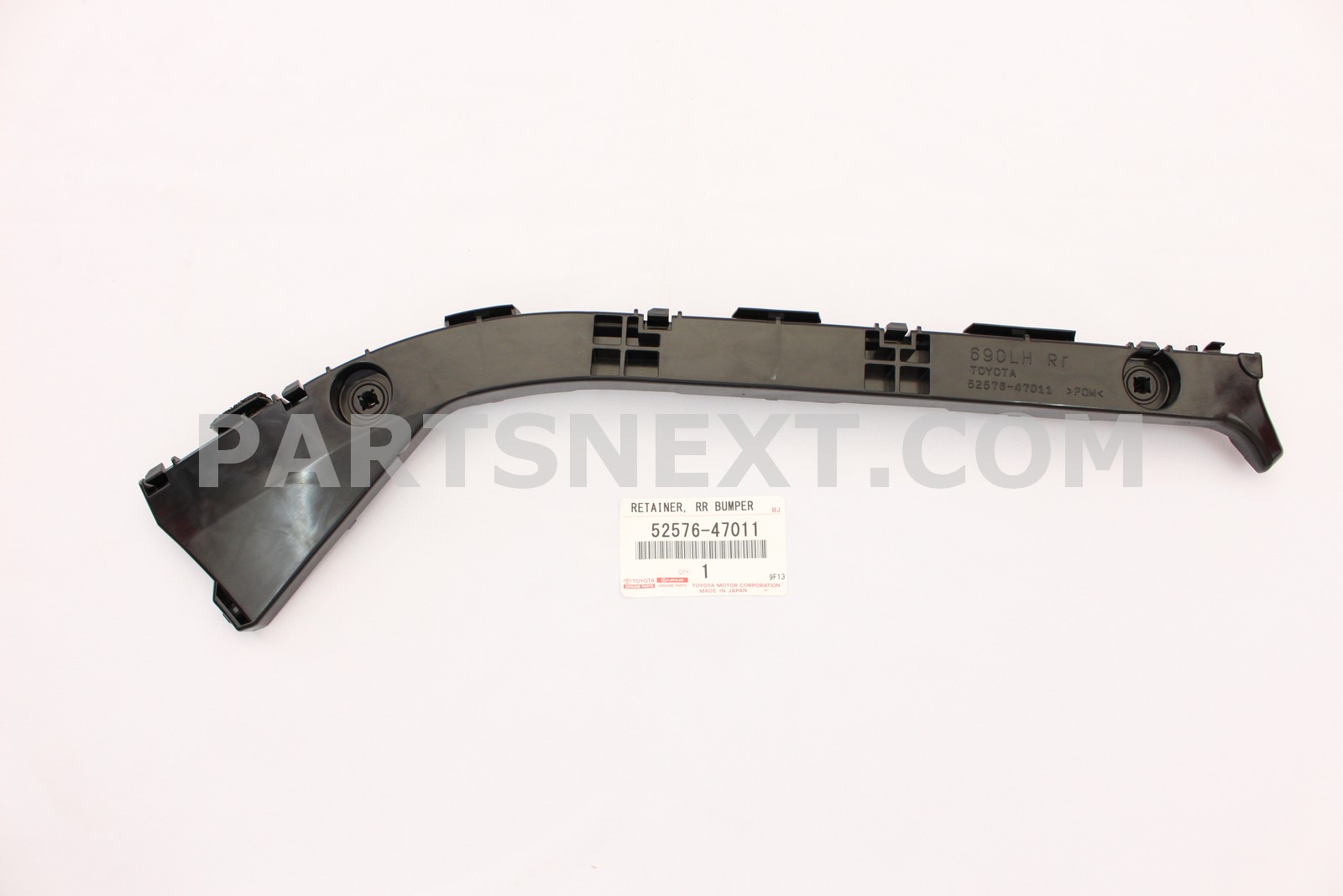 Toyota :: 52576-47011 RETAINER, REAR BUMPER SIDE, LH