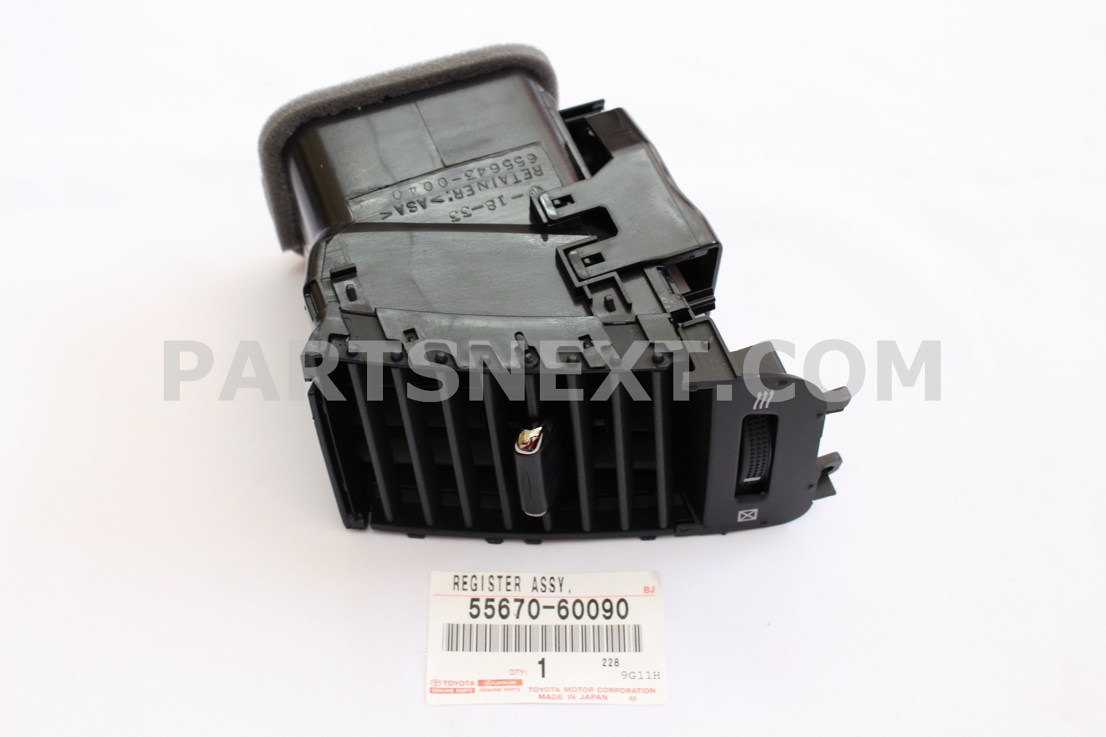 Toyota :: 55670-60090 REGISTER ASSY, INSTRUMENT PANEL, CENTER