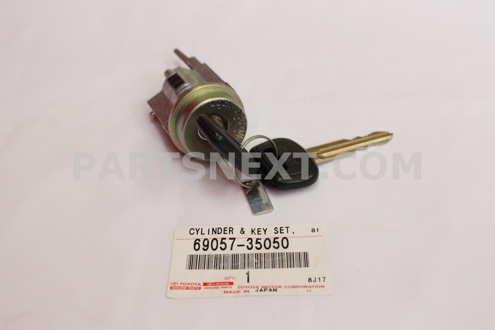 Toyota :: 69057-35050 CYLINDER & KEY SET, IGNITION SWITCH LOCK