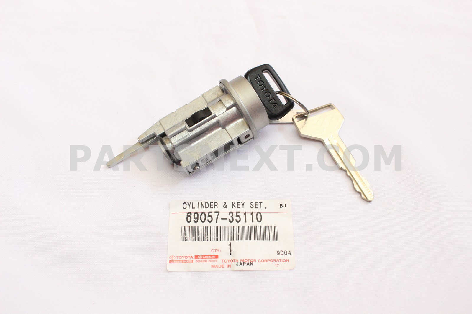 Toyota :: 69057-35110 CYLINDER & KEY SET, IGNITION SWITCH LOCK
