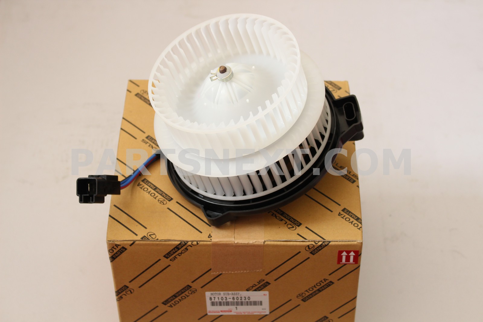 Toyota :: 87103-60230 MOTOR SUB-ASSY, HEATER BLOWER, W/FAN