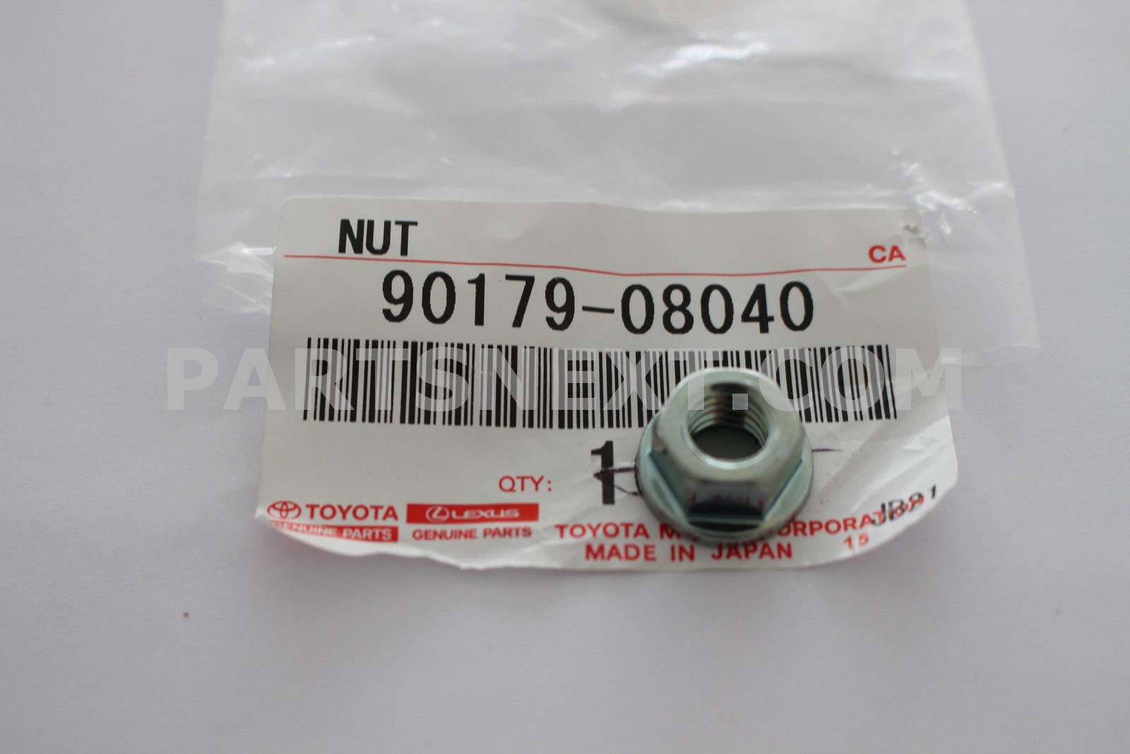 Toyota :: 90179-08040 NUT (FOR TRANSMISSION CONTROL CABLE)