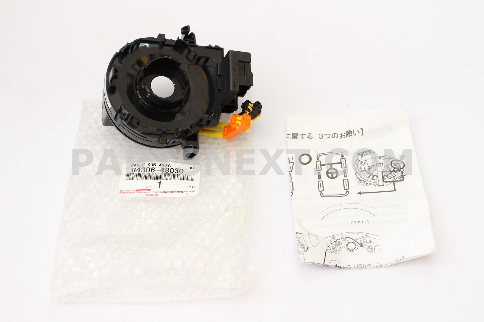 Toyota :: 84306-48030 CABLE SUB-ASSY, SPIRAL
