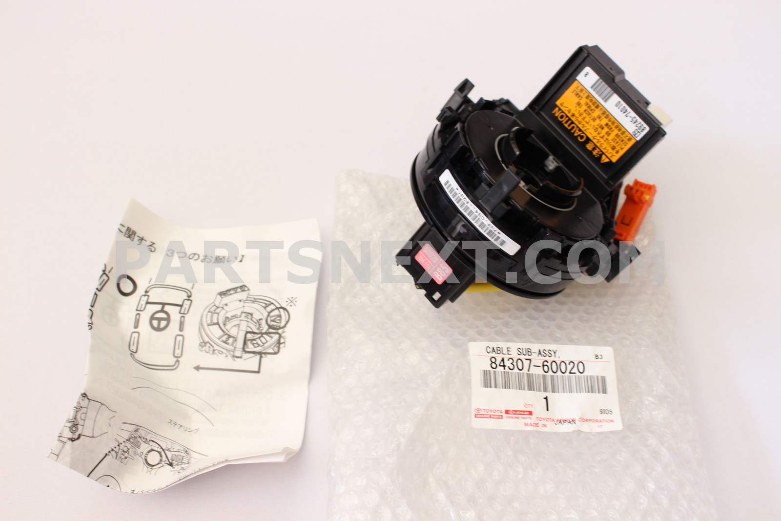 Toyota :: 84307-60020 CABLE SUB-ASSY, SPIRAL