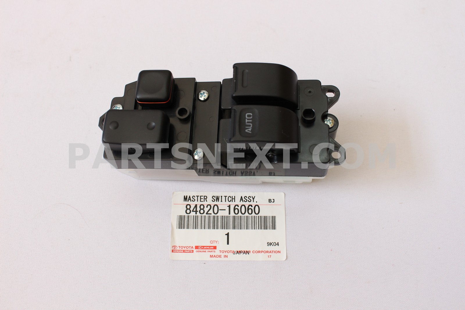 Toyota :: 84820-16060 MASTER SWITCH ASSY, POWER WINDOW REGULATOR