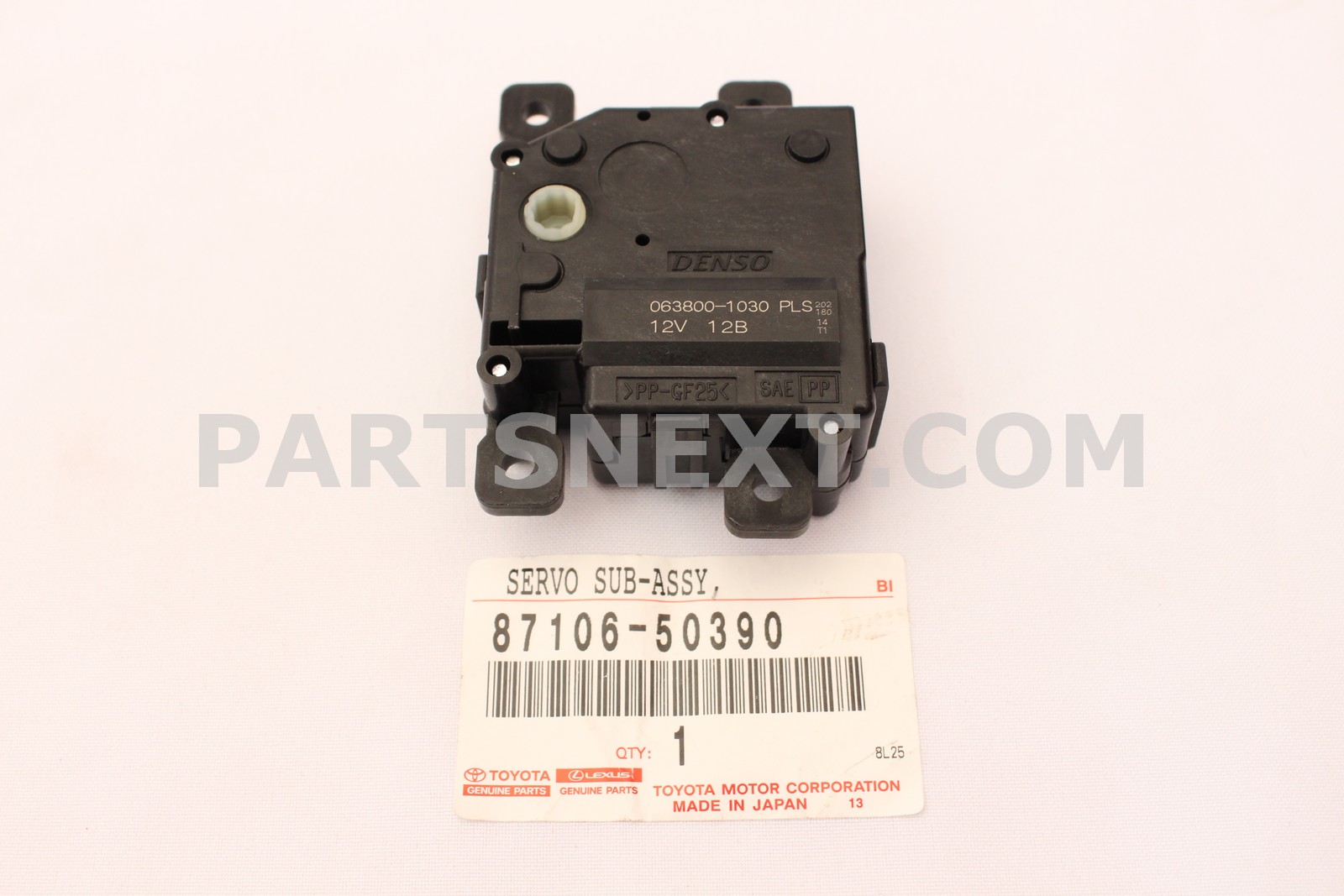 Toyota :: 87106-50390 DAMPER SERVO SUB-ASSY, AIR CONDITIONER RADIATOR, NO.1