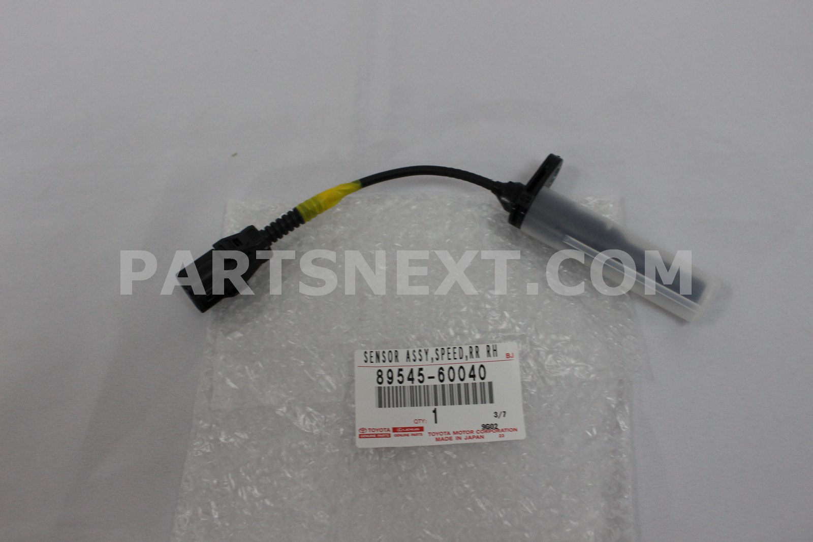 Toyota :: 89545-60040 SENSOR, SPEED, REAR RH