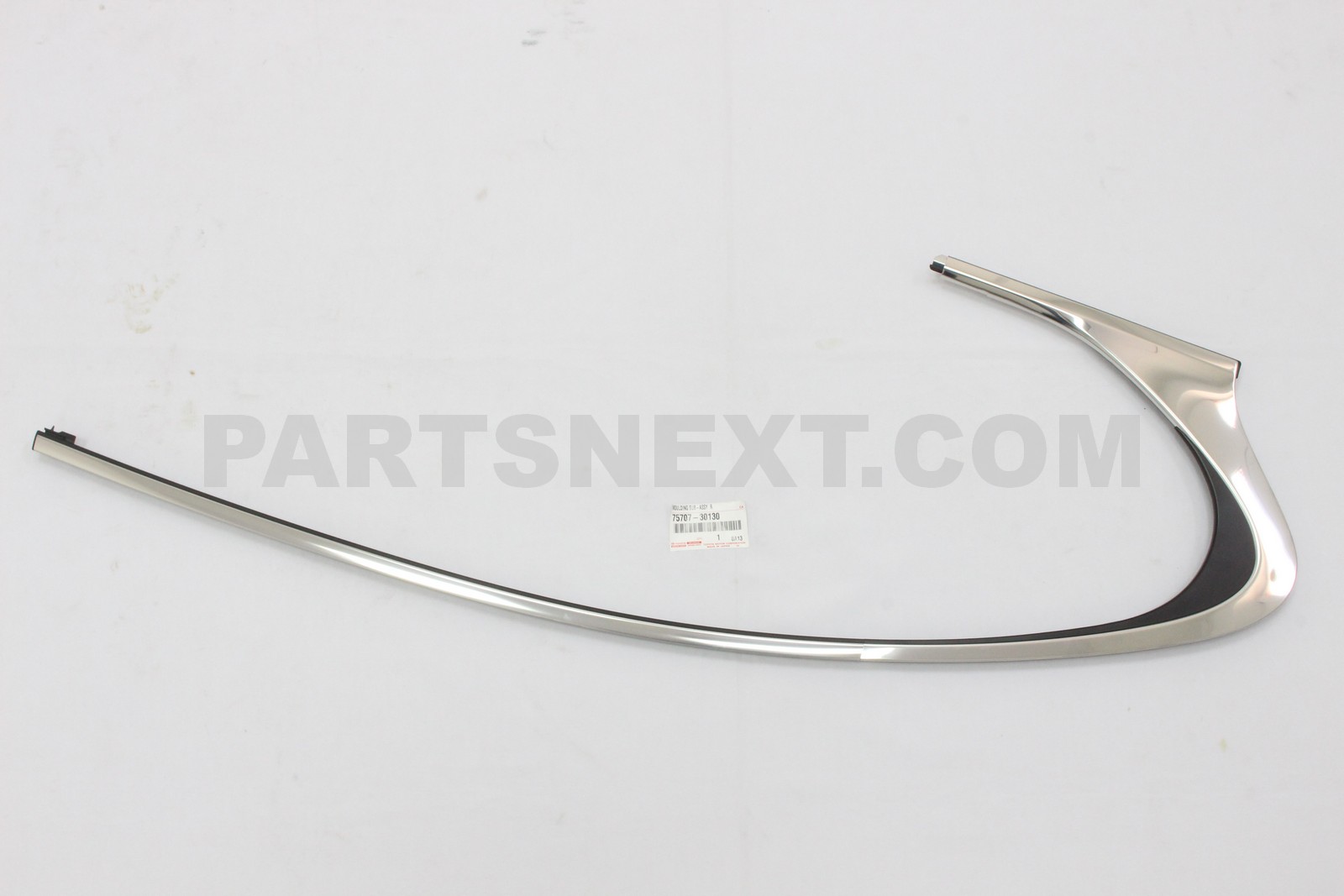 Toyota :: 75707-30130 MOULDING SUB-ASSY, REAR DOOR WINDOW FRAME, RH