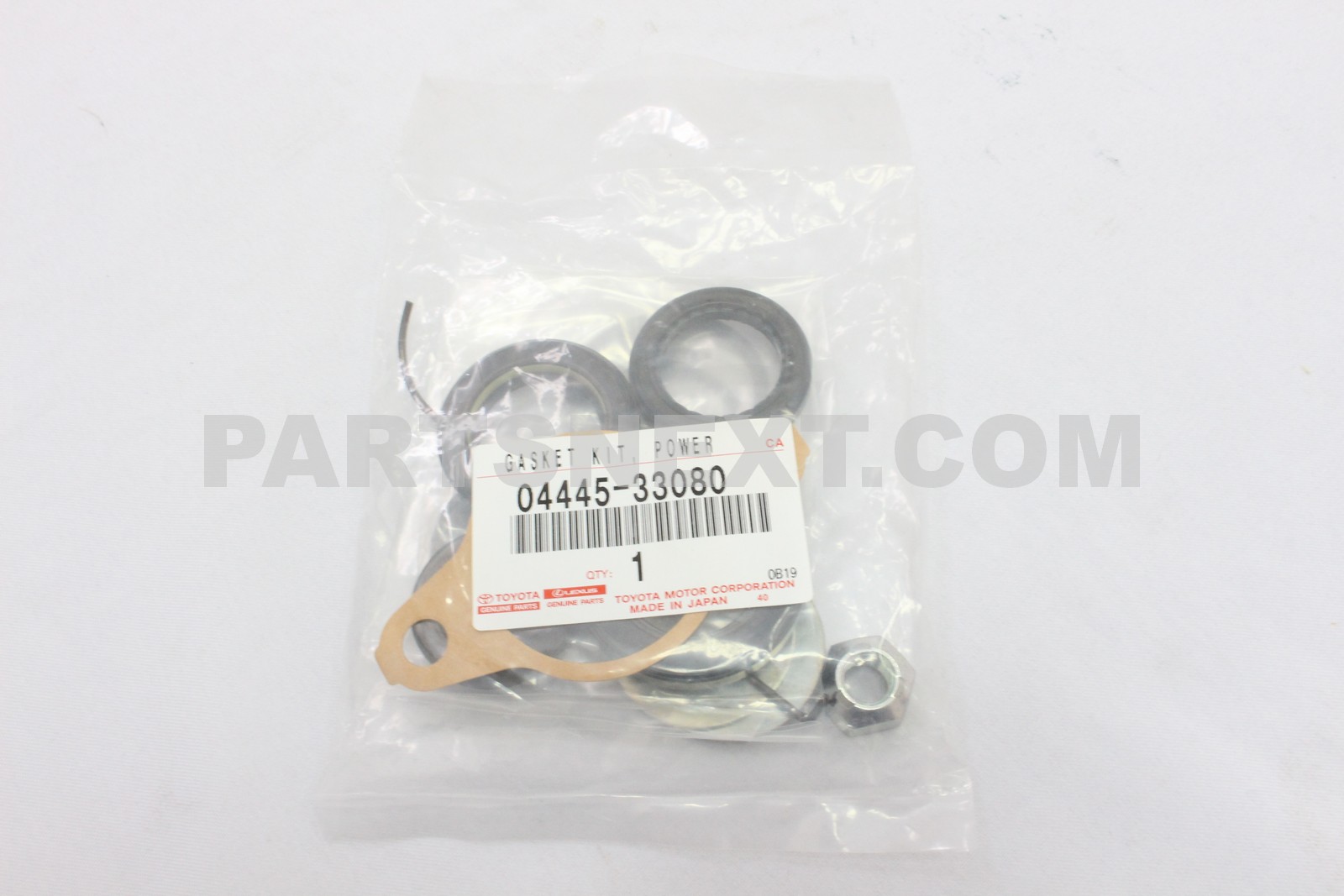 Toyota :: 04445-33080 GASKET KIT, POWER STEERING GEAR(FOR RACK & PINION)