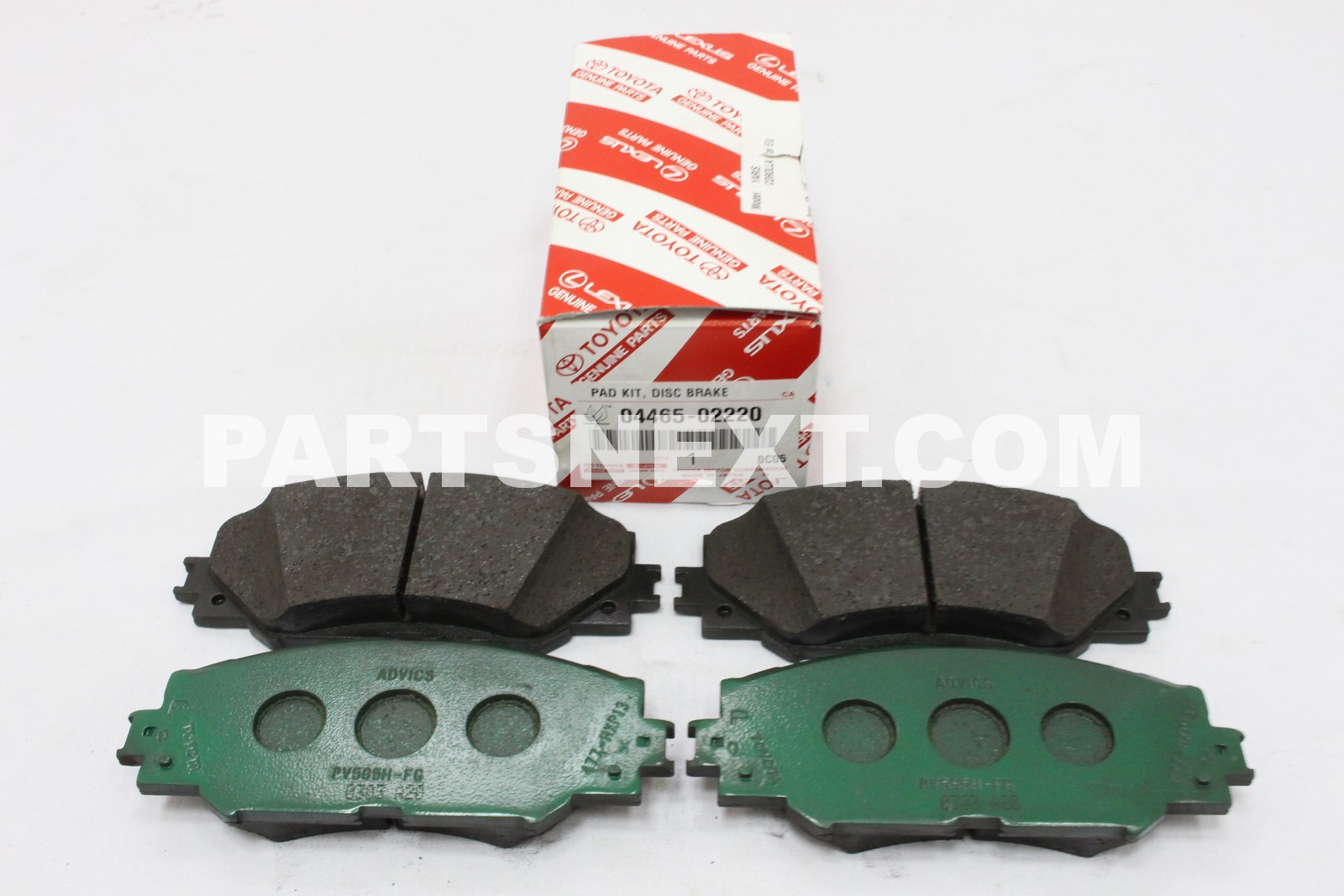 Toyota :: 04465-02220 PAD KIT, DISC BRAKE, FRONT