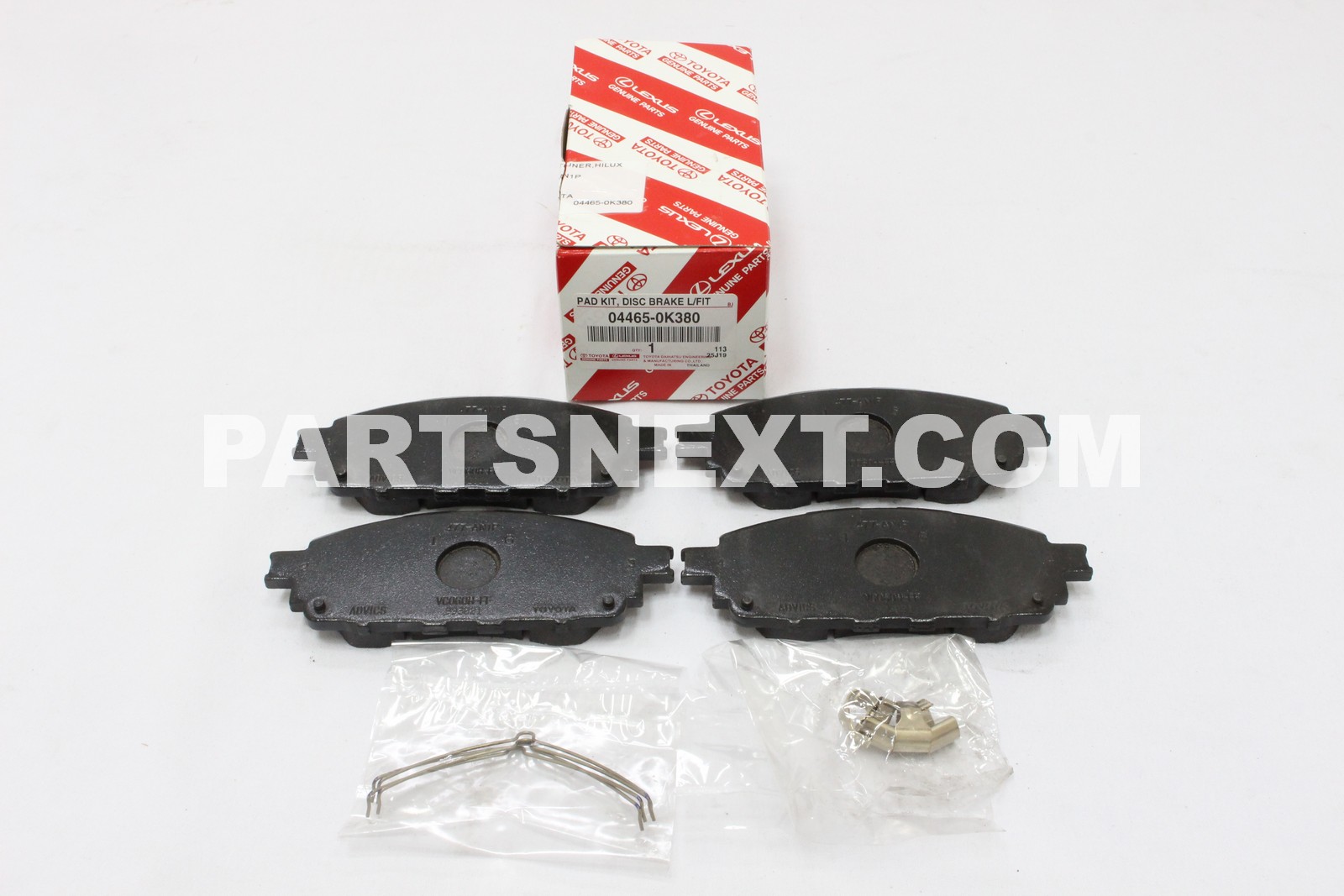 Toyota :: 04465-0K380 PAD KIT DISC BRAKE
