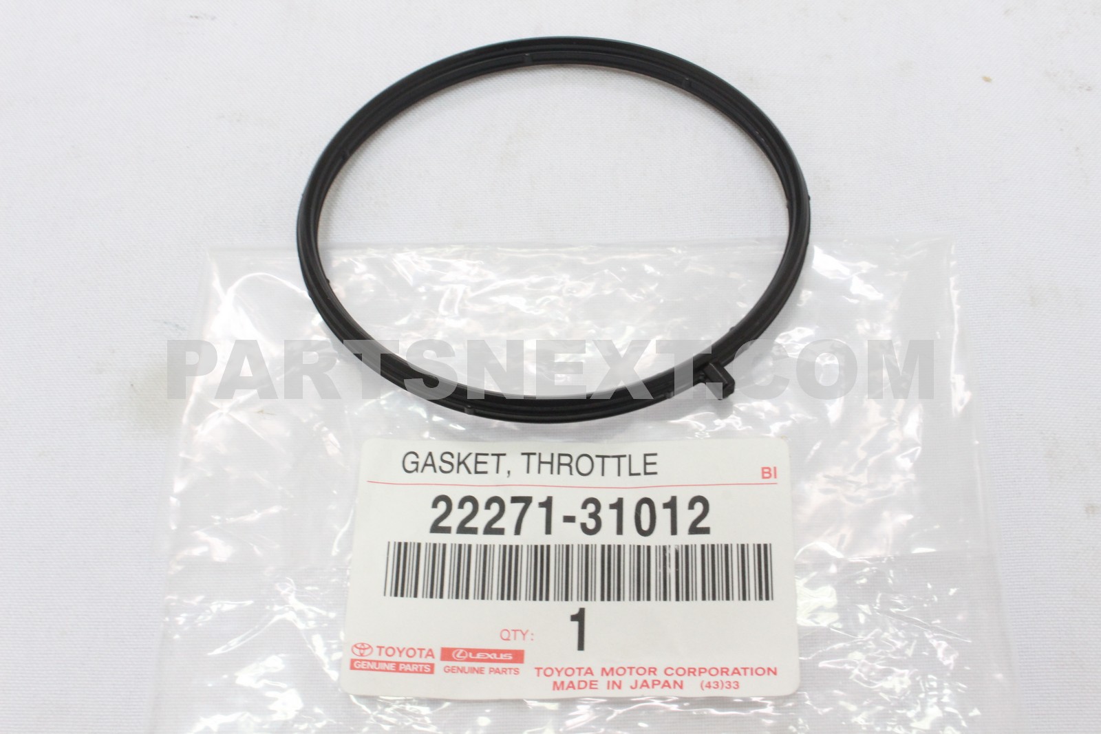 Toyota :: 22271-31012 GASKET, THROTTLE BODY