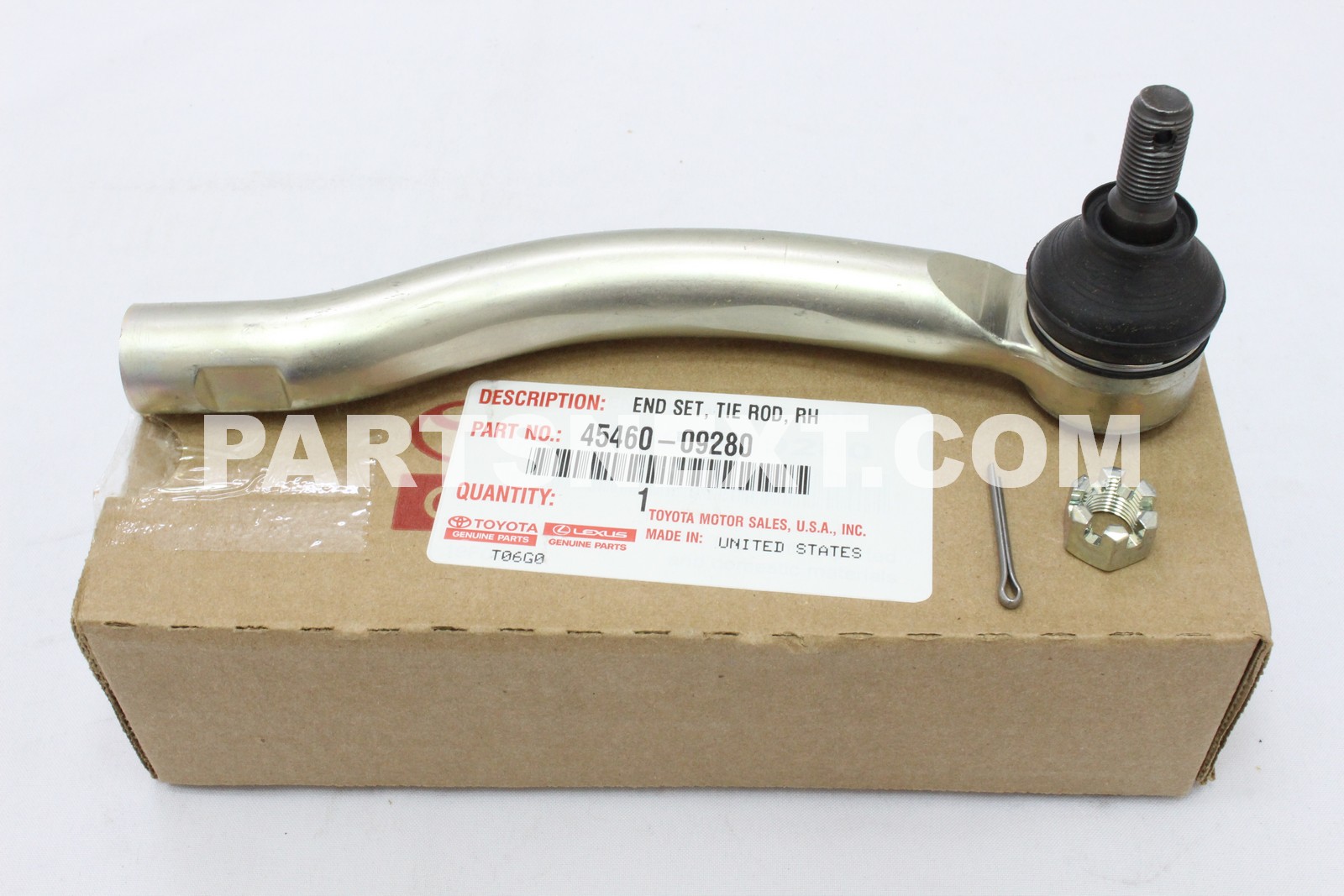 Toyota :: 45460-09280 END SET TIE ROD RH