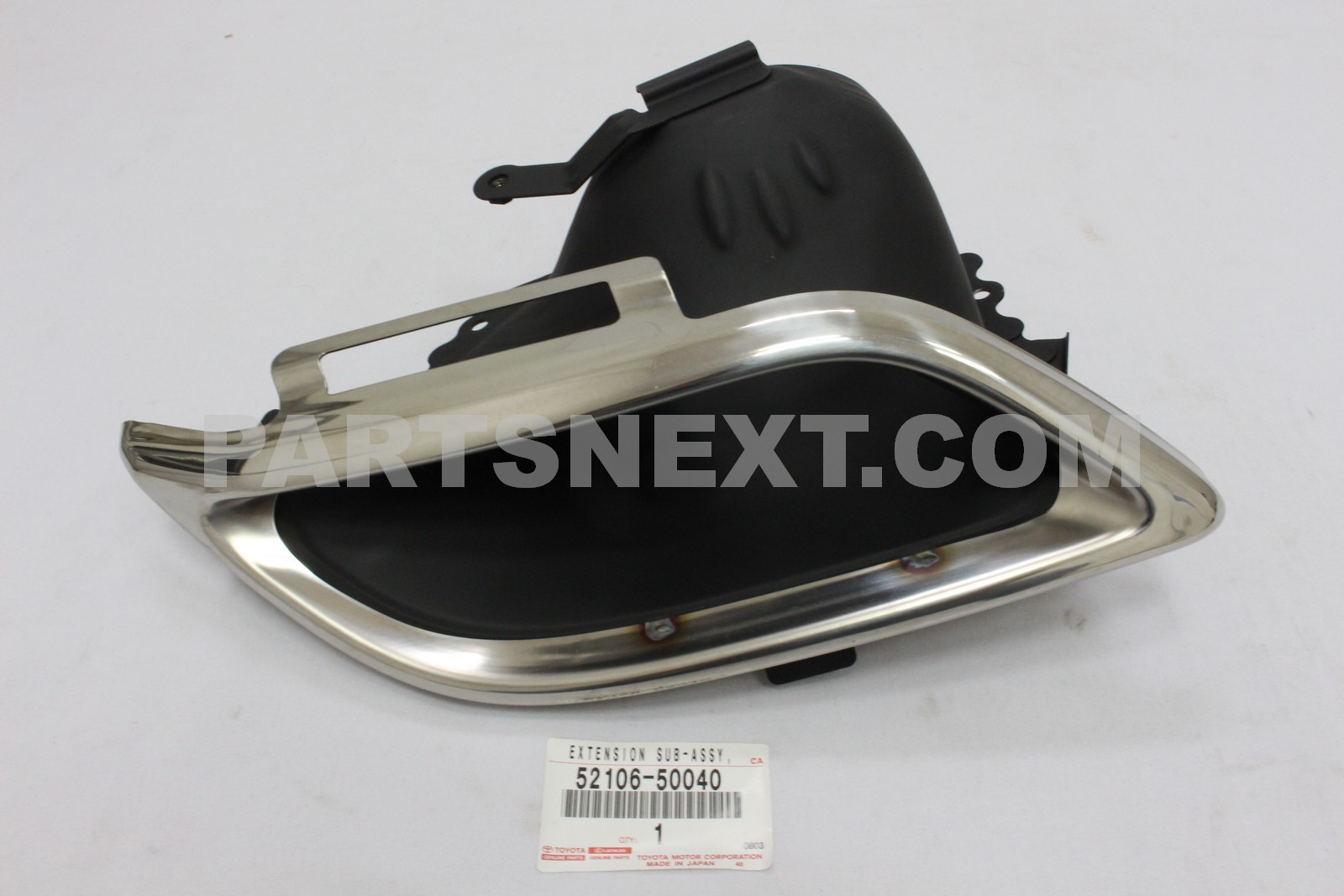 Toyota :: 52106-50040 EXTENSION, REAR BUMPER, RH