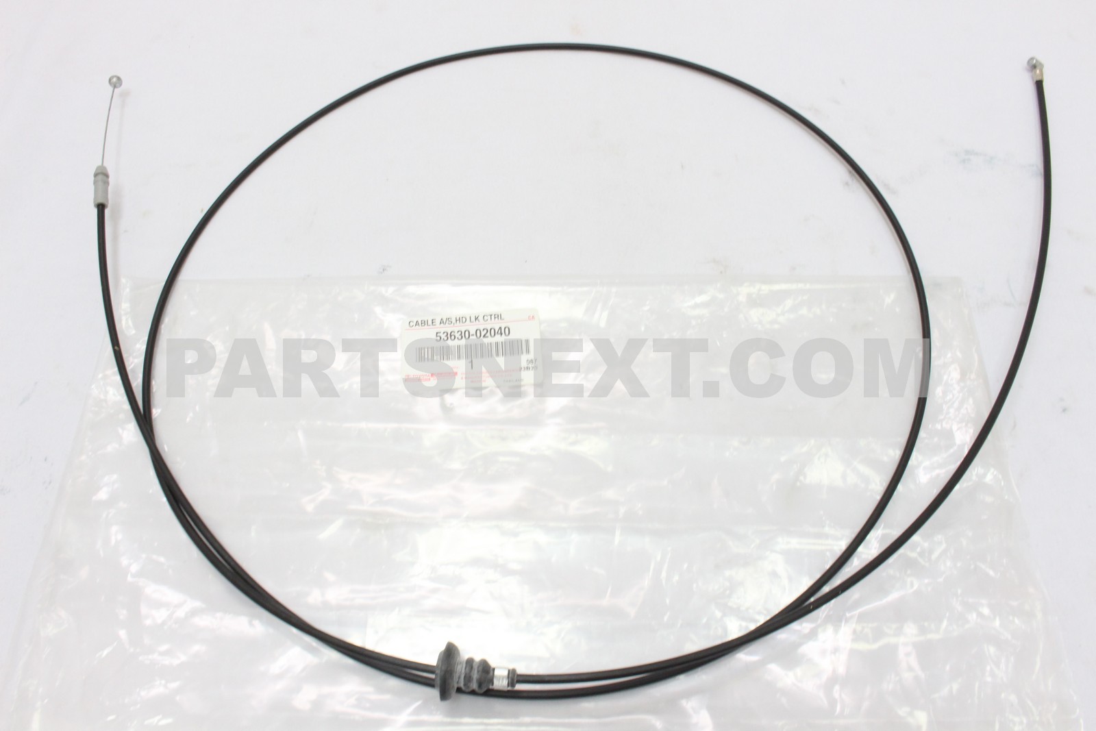 Toyota :: 53630-02040 CABLE ASSY, HOOD LOCK CONTROL