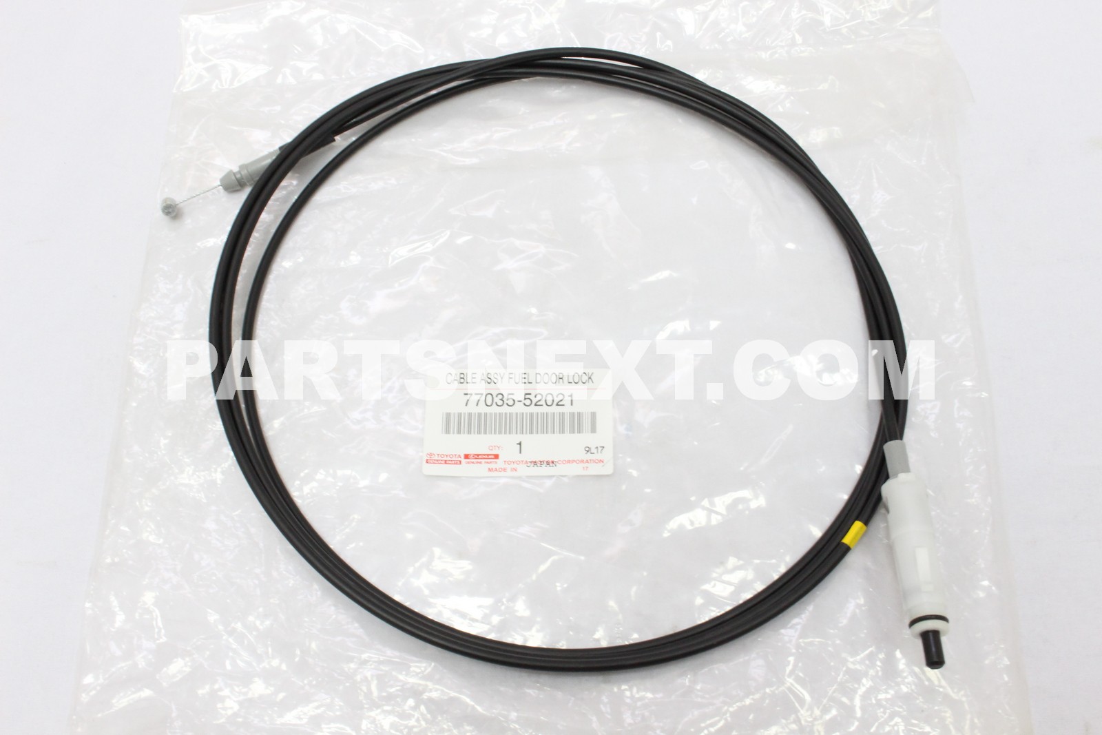 Toyota :: 77035-52021 CABLE SUB-ASSY, FUEL LID LOCK CONTROL