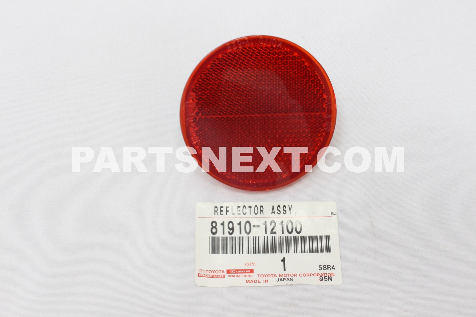 Toyota :: 81910-12100 REFLECTOR ASSY, REFLEX, RH/LH