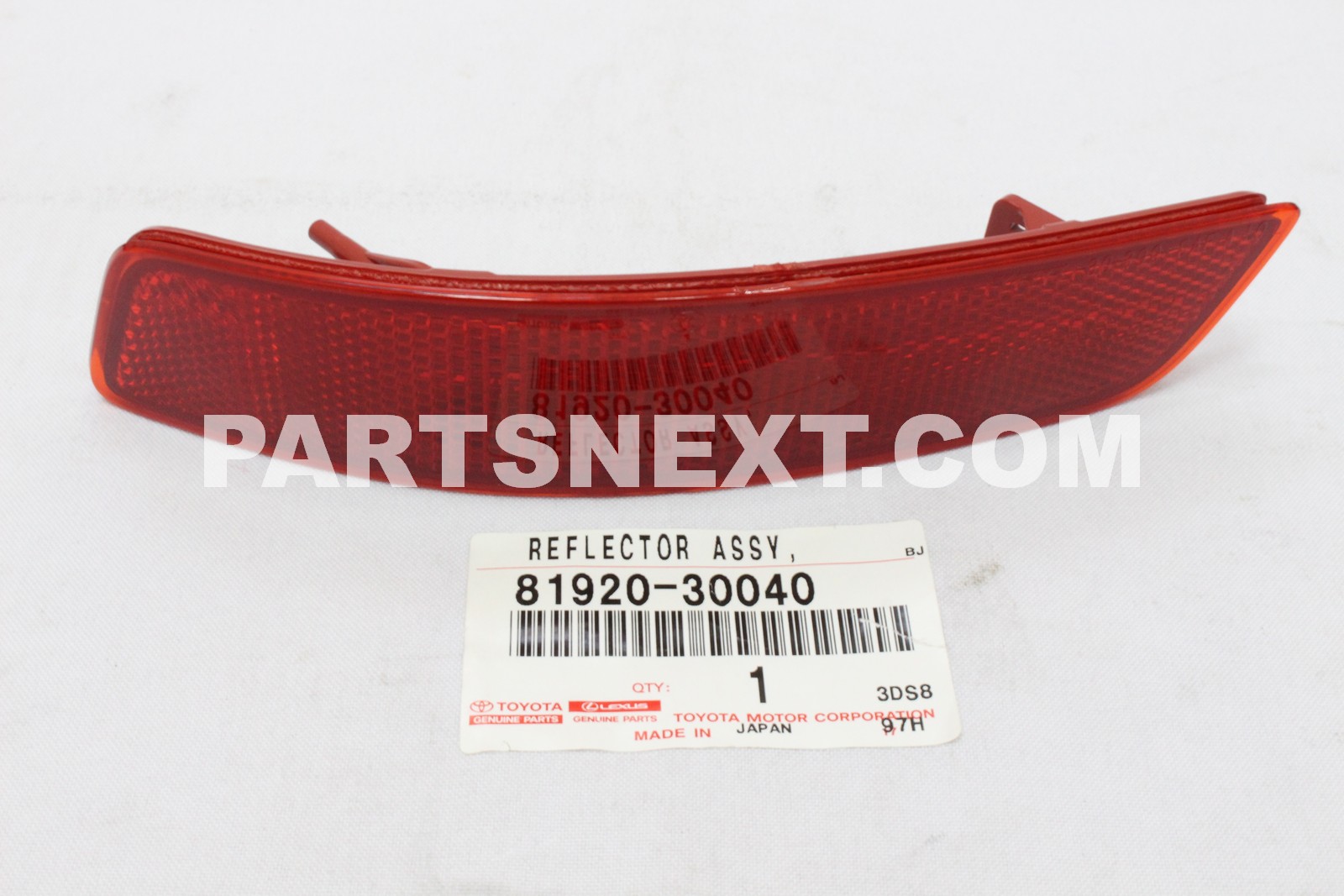 Toyota :: 81920-30040 REFLECTOR ASSY, REFLEX, LH