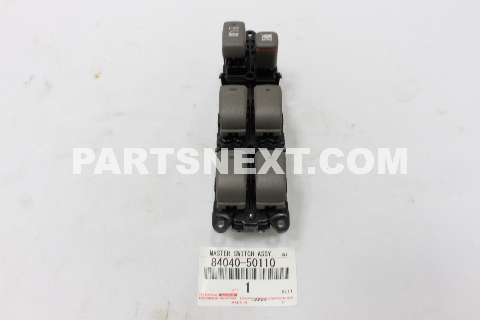 Toyota :: 84040-50110 MASTER SWITCH ASSY, POWER WINDOW REGULATOR