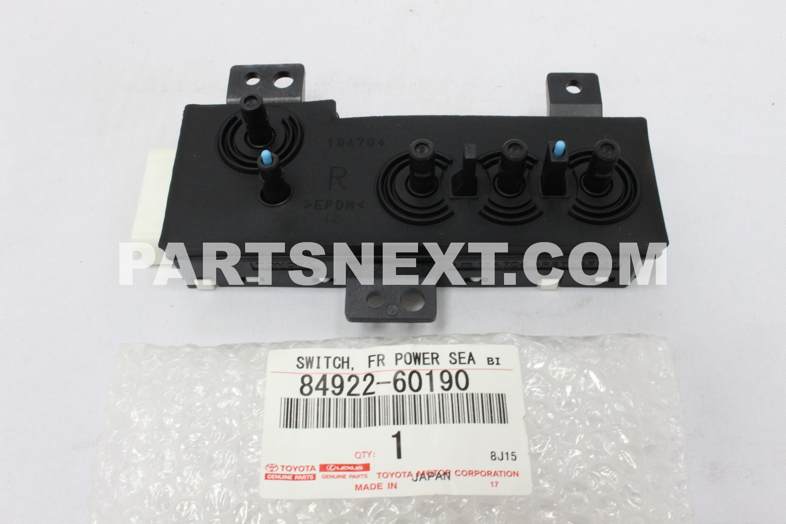 Toyota :: 84922-60190 SWITCH, FRONT POWER SEAT