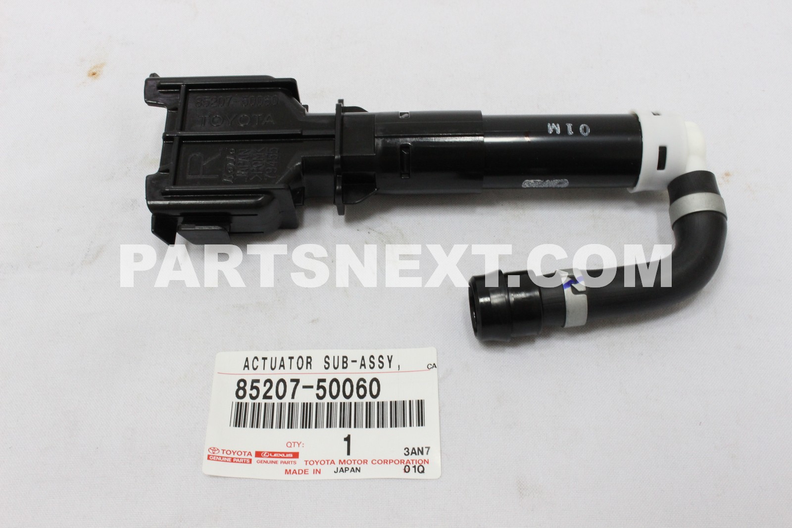 Toyota :: 85207-50060 ACTUATOR SUB-ASSY, HEADLAMP WASHER, RH