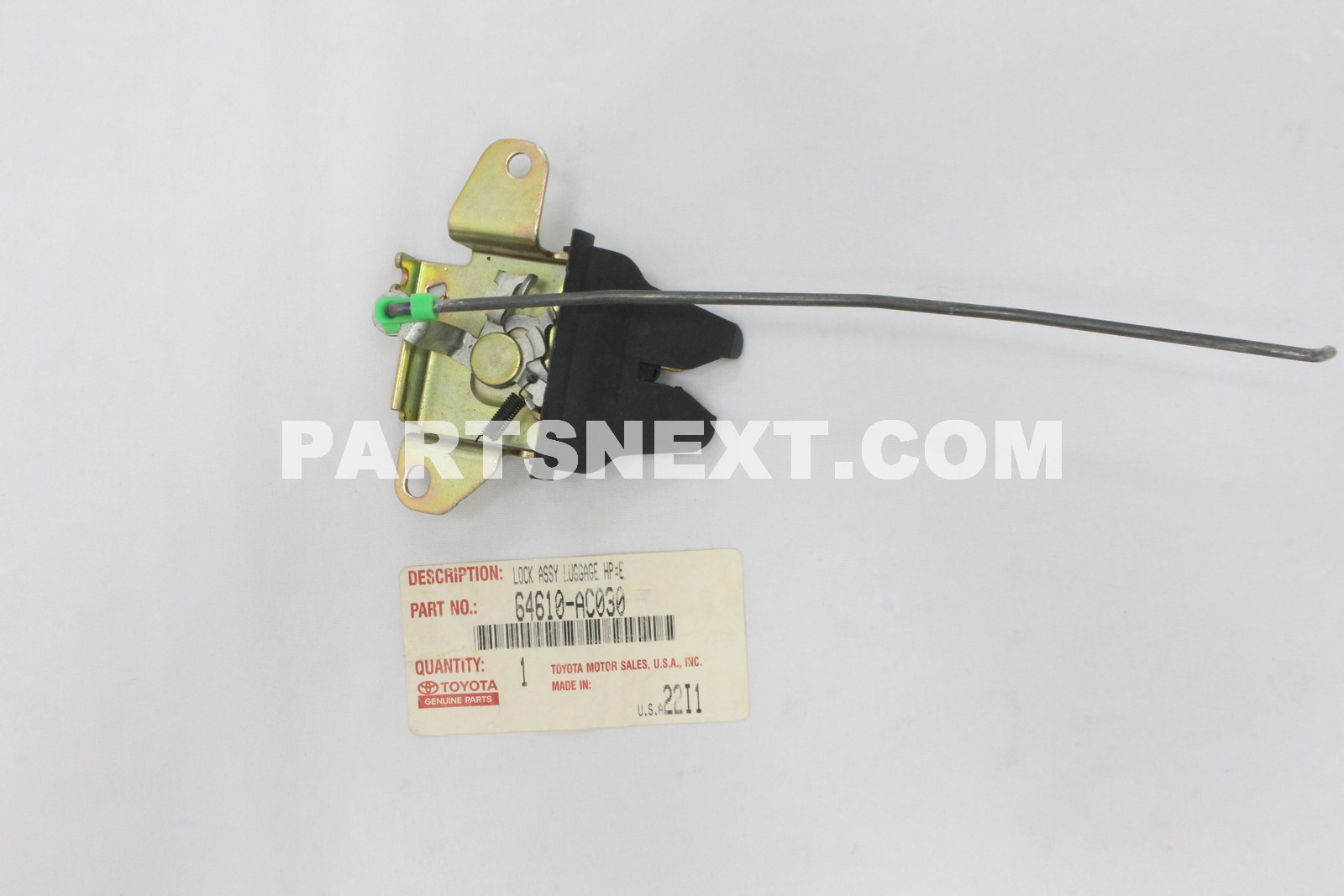 Toyota :: 64610-AC030 LOCK ASSY, LUGGAGE COMPARTMENT DOOR