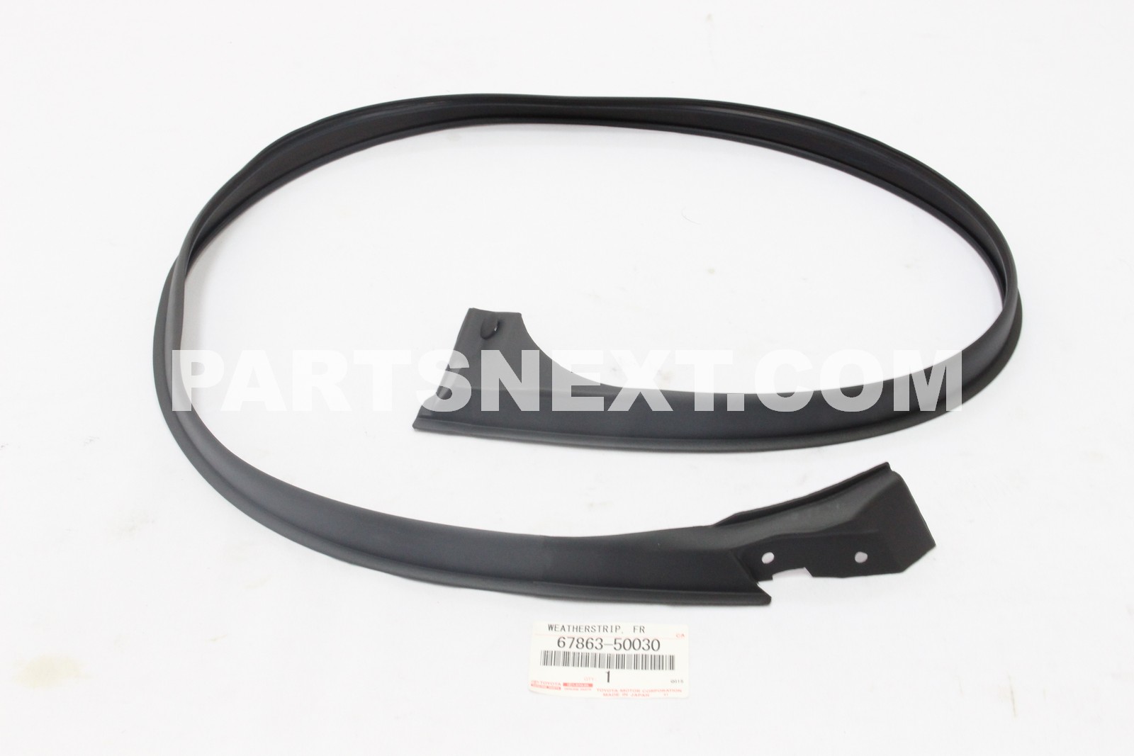 Toyota :: 67863-50030 WEATHERSTRIP, FRONT DOOR, UPPER RH