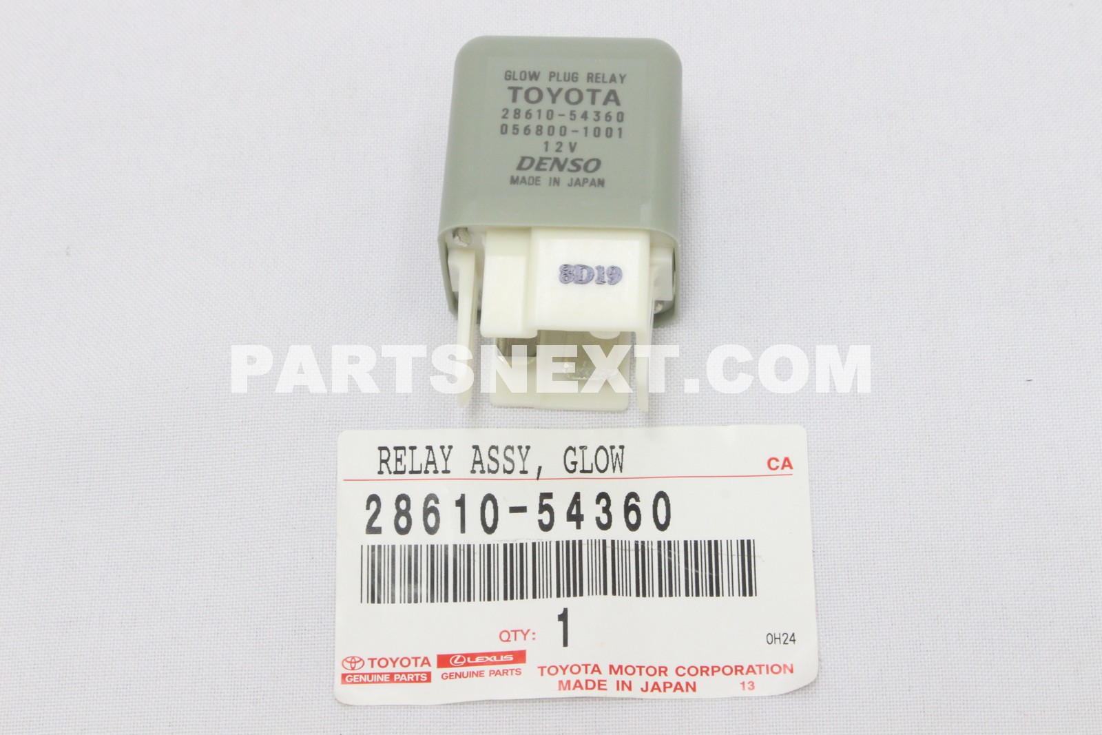 Toyota :: 28610-54360 RELAY ASSY, GLOW PLUG