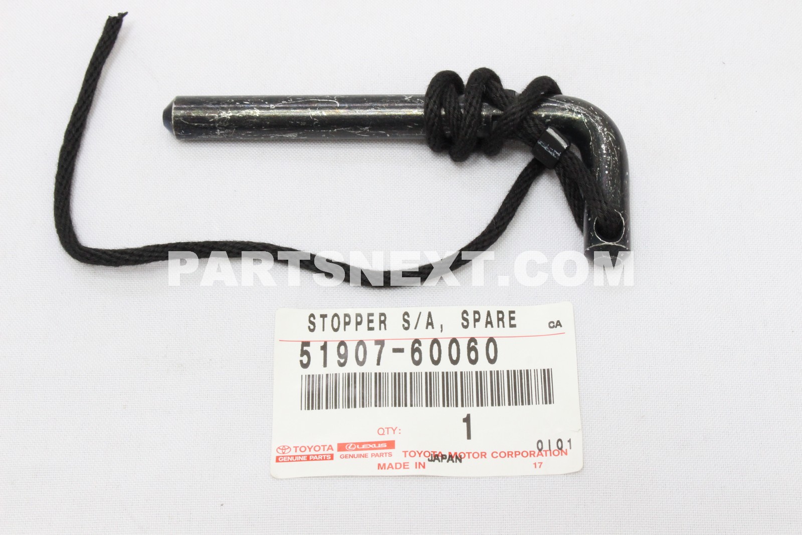 Toyota :: 51907-60060 STOPPER SUB-ASSY, SPARE WHEEL CARRIER