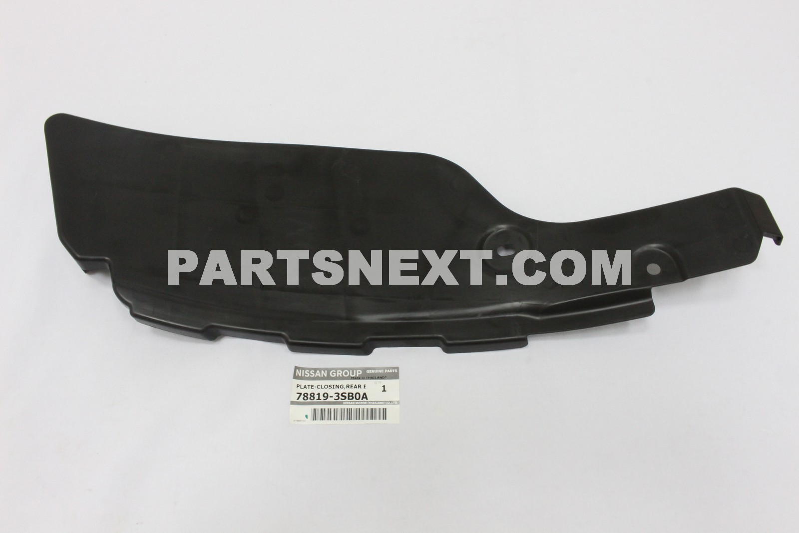 Nissan :: 78819-3SB0A PLATE-CLOSING,REAR BUMPER LH