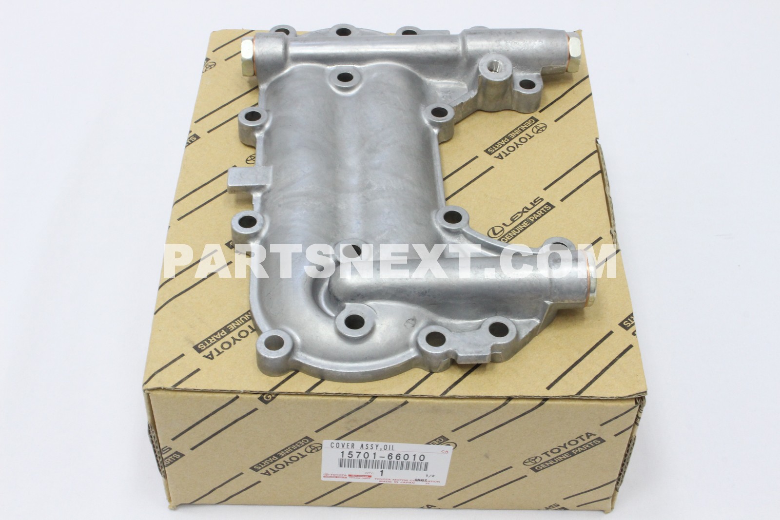 Toyota :: 15701-66010 COVER SUB-ASSY, OIL COOLER