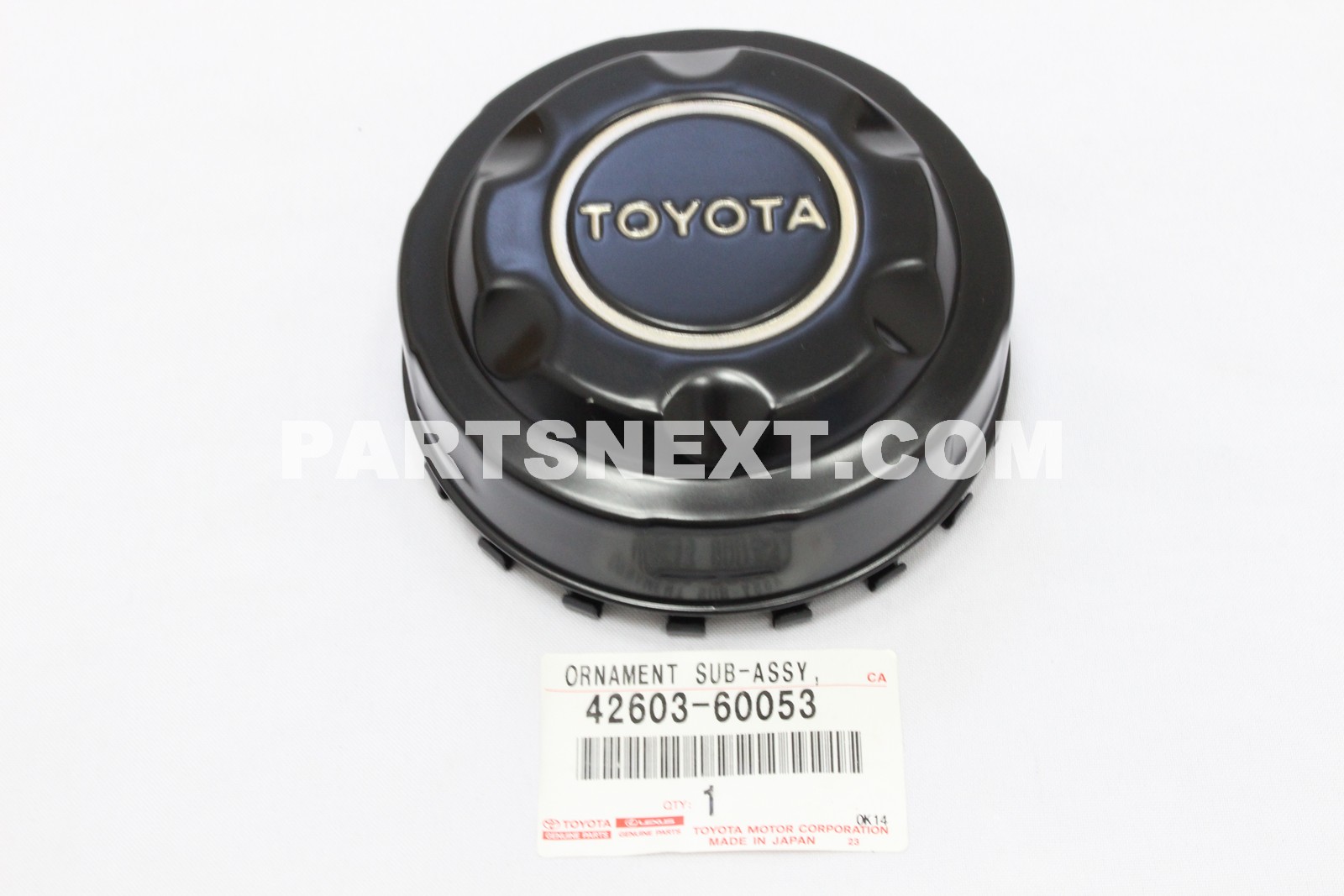 Toyota :: 42603-60053 ORNAMENT SUB-ASSY, WHEEL HUB(FOR REAR)