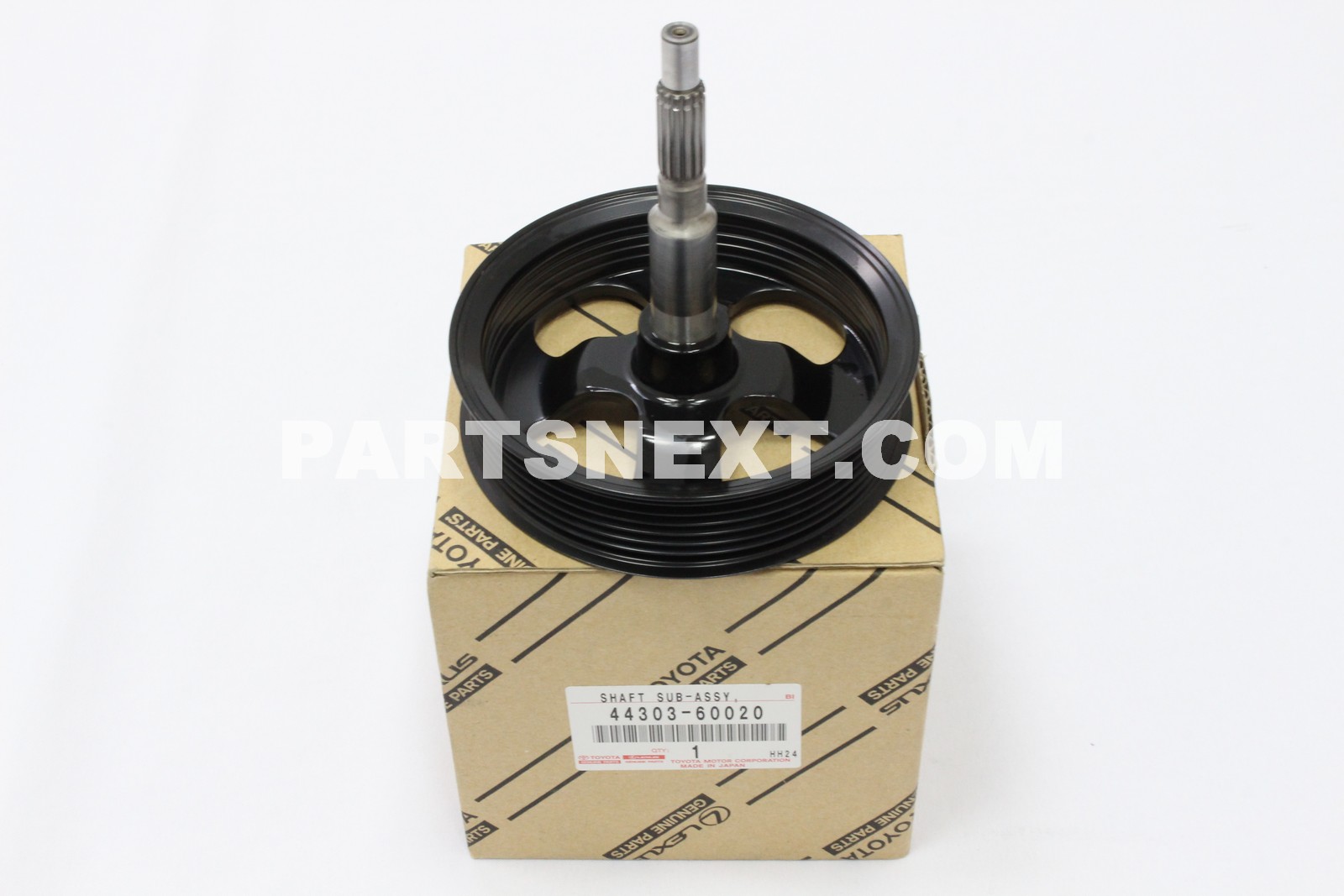 Toyota :: 44303-60020 SHAFT SUB-ASSY, W/PULLEY