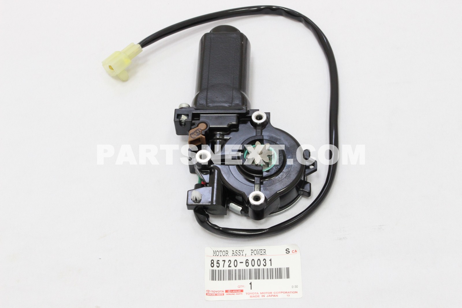 Toyota :: 85720-60031 MOTOR ASSY, POWER WINDOW REGULATOR, FRONT LH