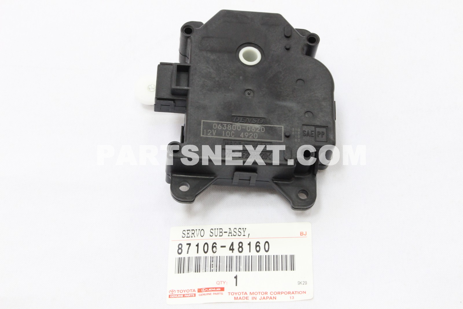 Toyota :: 87106-48160 SERVO SUB-ASSY, DAMPER(FOR AIRMIX)