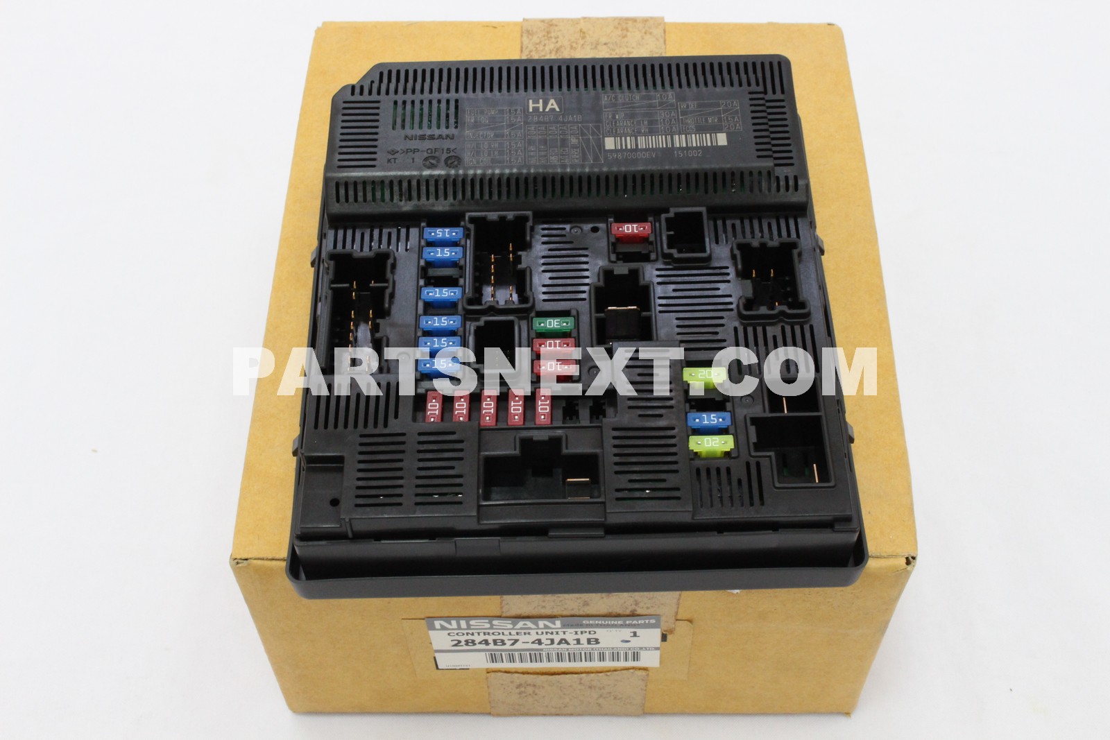 Nissan :: 284B7-4JA1B CONTROLLER UNIT-IPDM ENGI